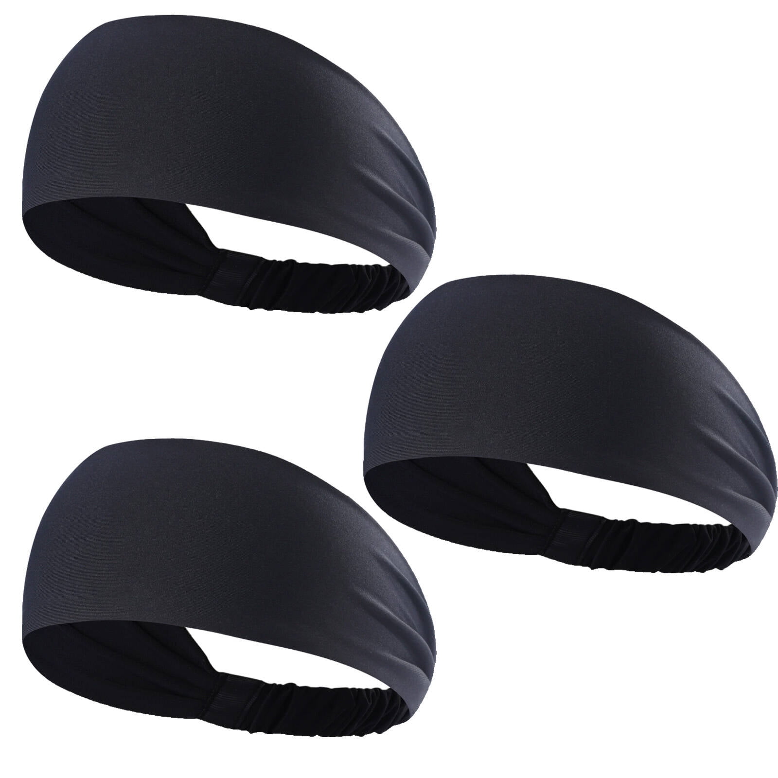BESTSKY 3Pcs Bandana,Elastic Fabric Head Scarf,Sweat-Wicking Sturdy ...