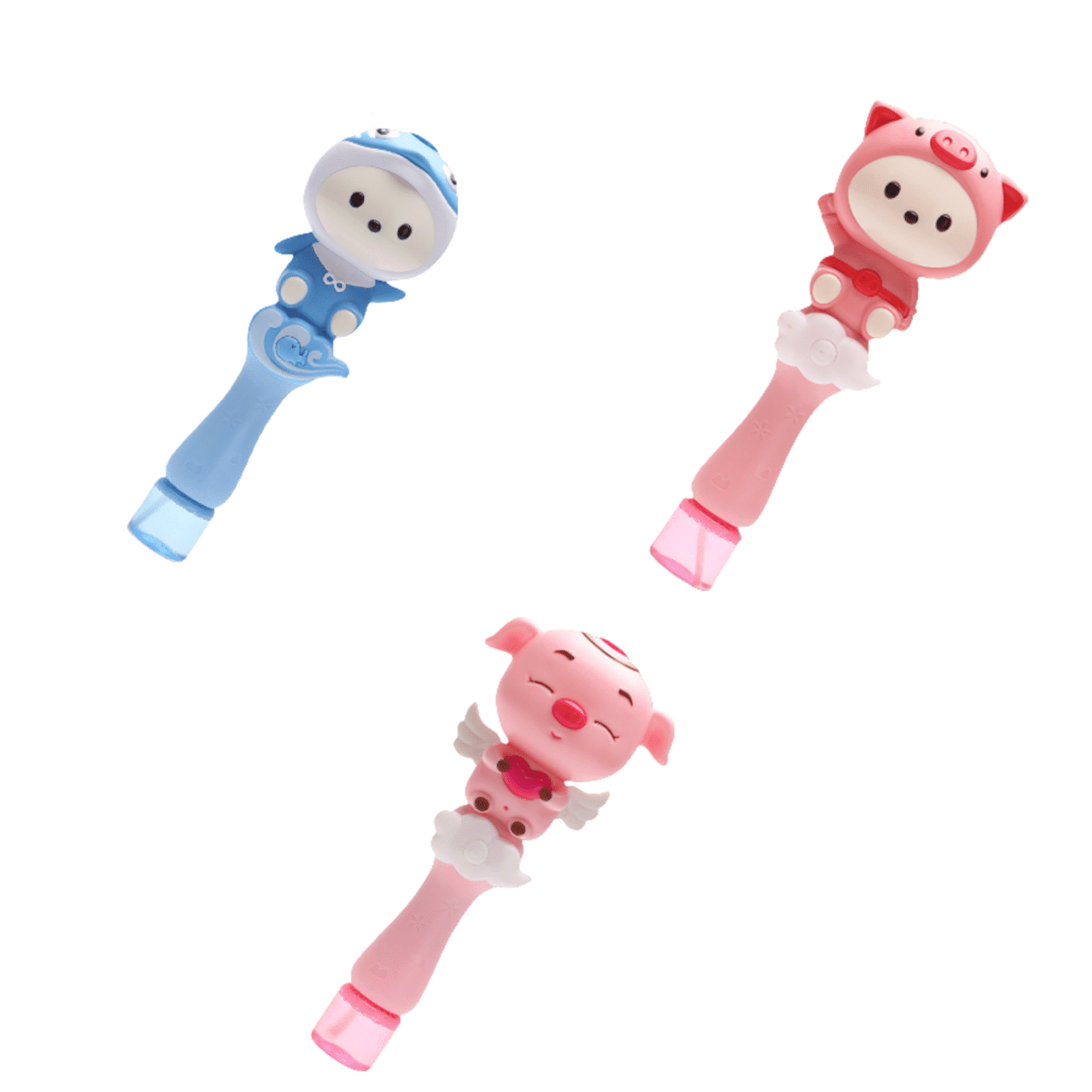 BESTSKY 3Pcs Bubble Machine Lithium Battery Usb Rechargeable Bubble ...