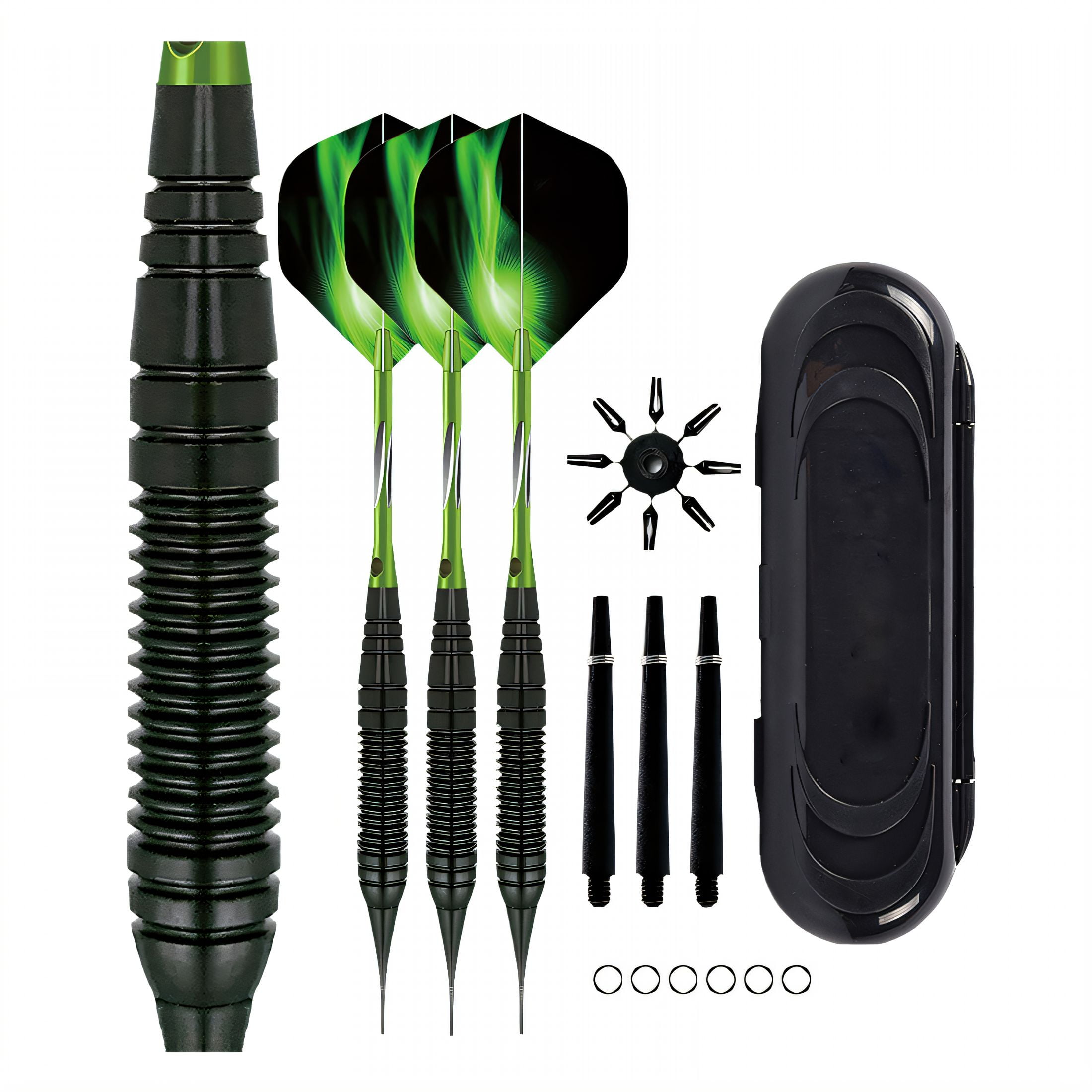 BESTSKY 3Pcs Darts Soft Tip Darts,Aluminum Shaft Darts Metal Tip Set ...