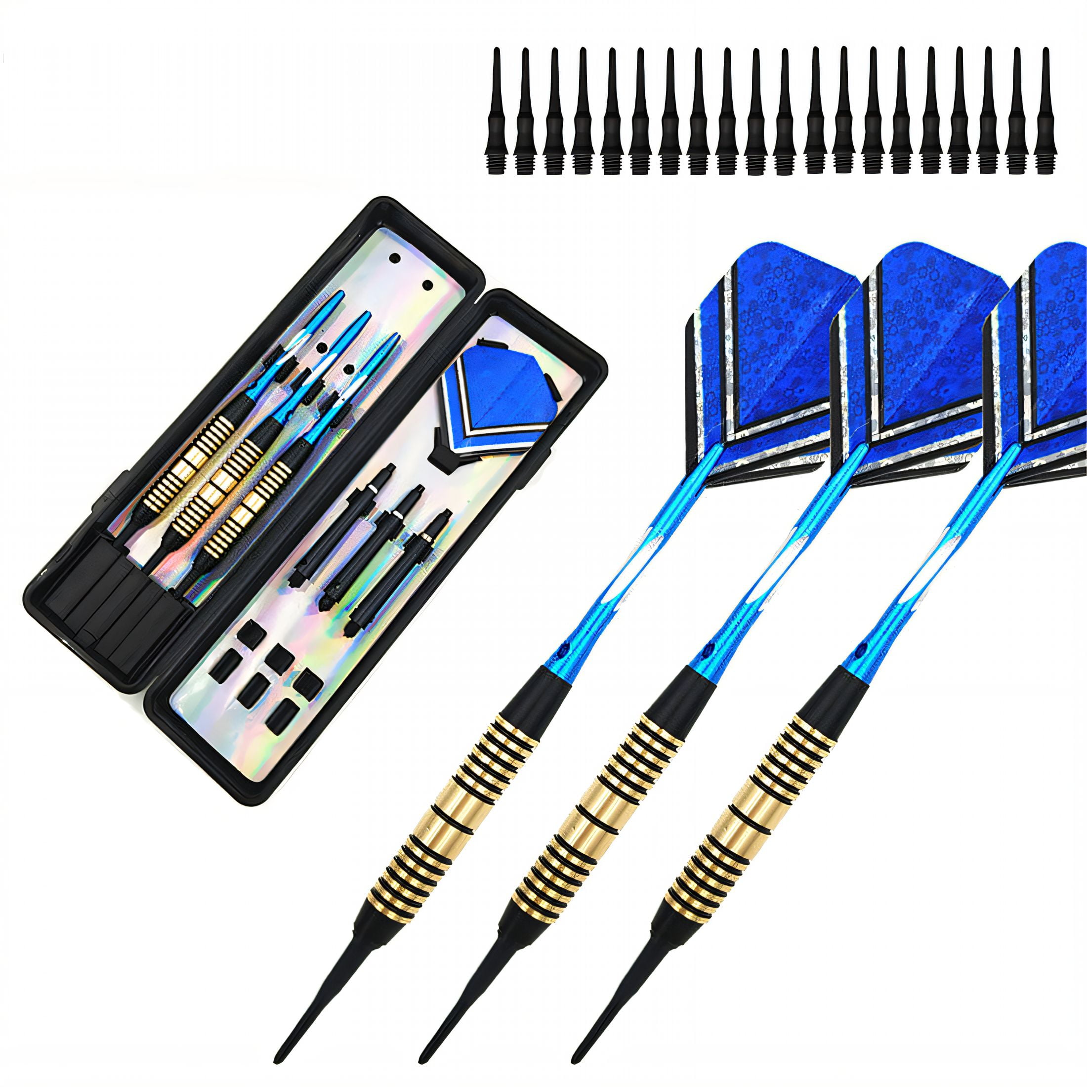 BESTSKY 3Pcs Darts Advanced Copper-Plated Iron Darts for Maximum ...