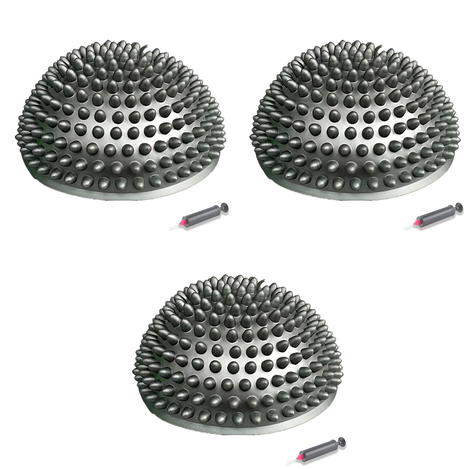 BESTSKY 3Pcs Massage Ball,Semi-Sphere Design Matches Body Lacrosse Ball ...