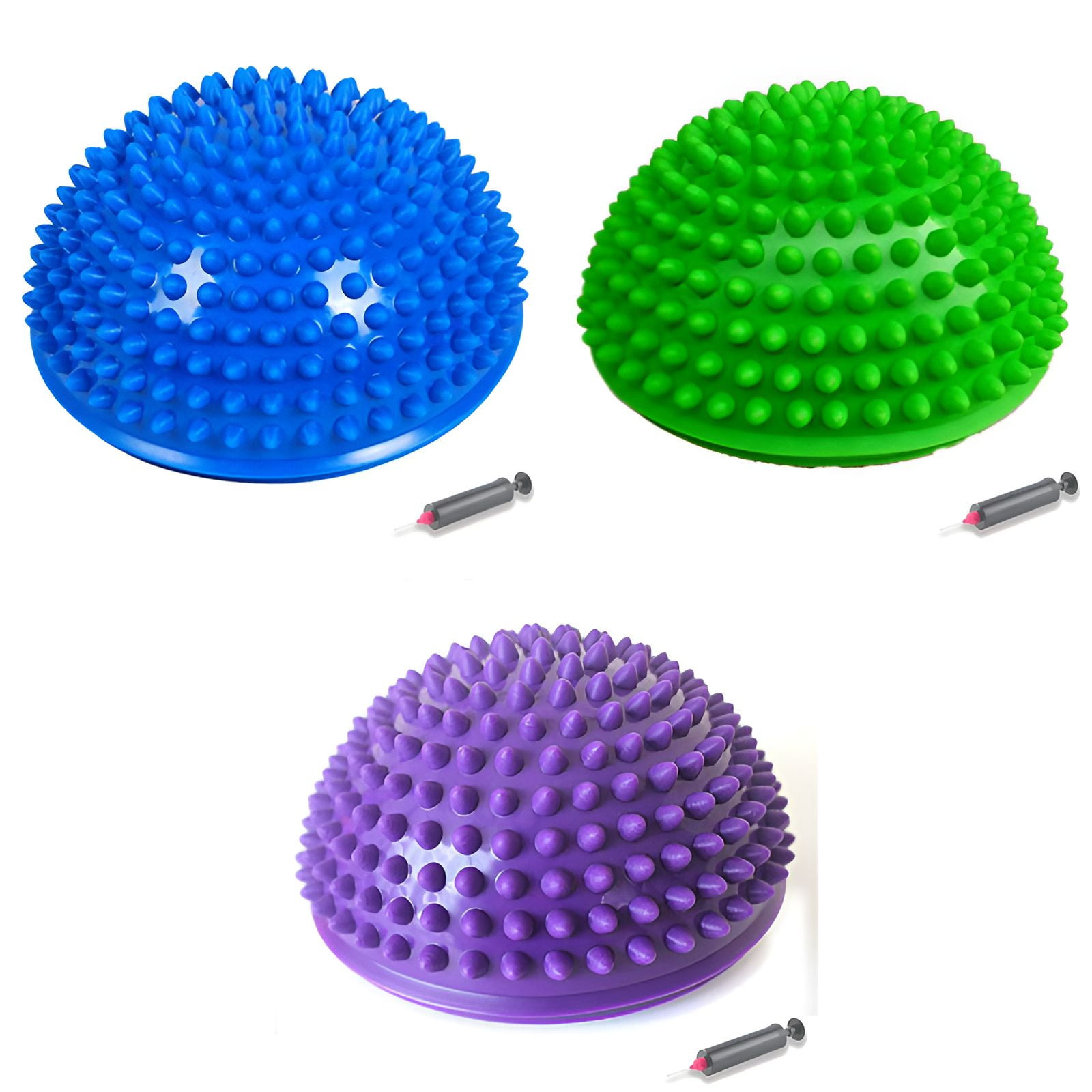 BESTSKY 3Pcs Massage Ball,Semi-Sphere Design Matches Body Massage ...