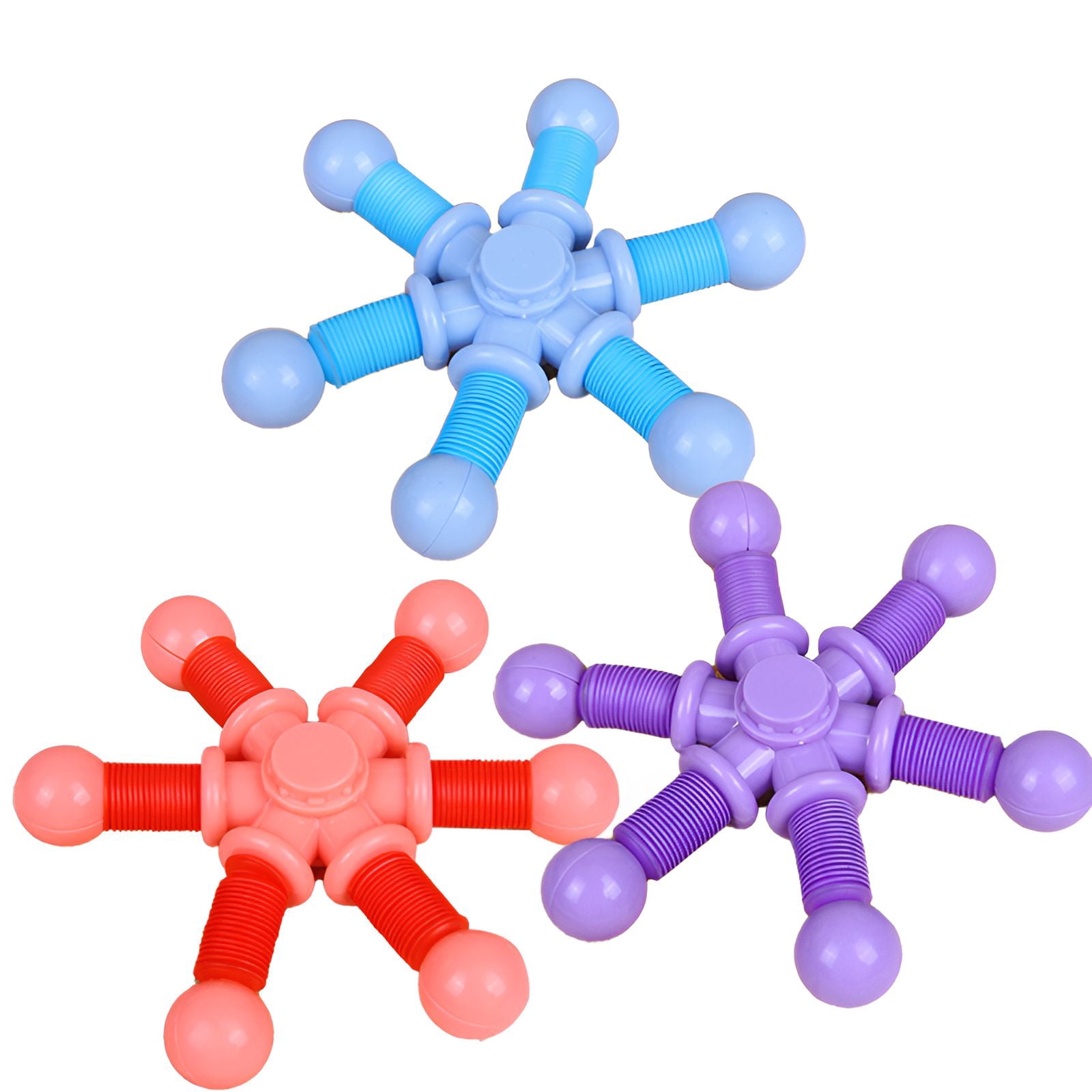BESTSKY 3Pcs Pop Tubes,Steady Suction Lock Sensory Toys,Simple Wipe ...