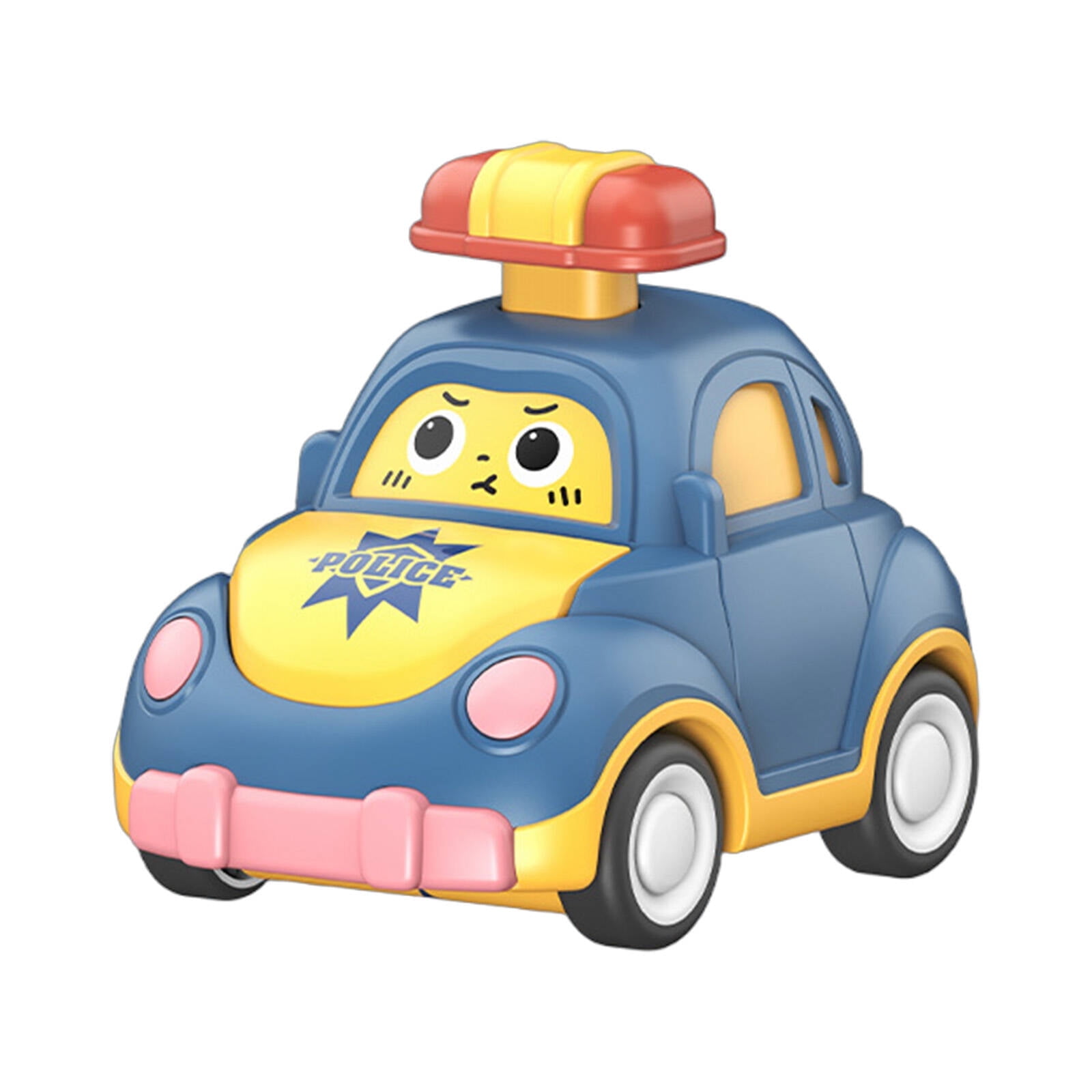BESTSKY 3Pcs Press and Go Car Toys Cute Shape Baby Car Press and Slide ...
