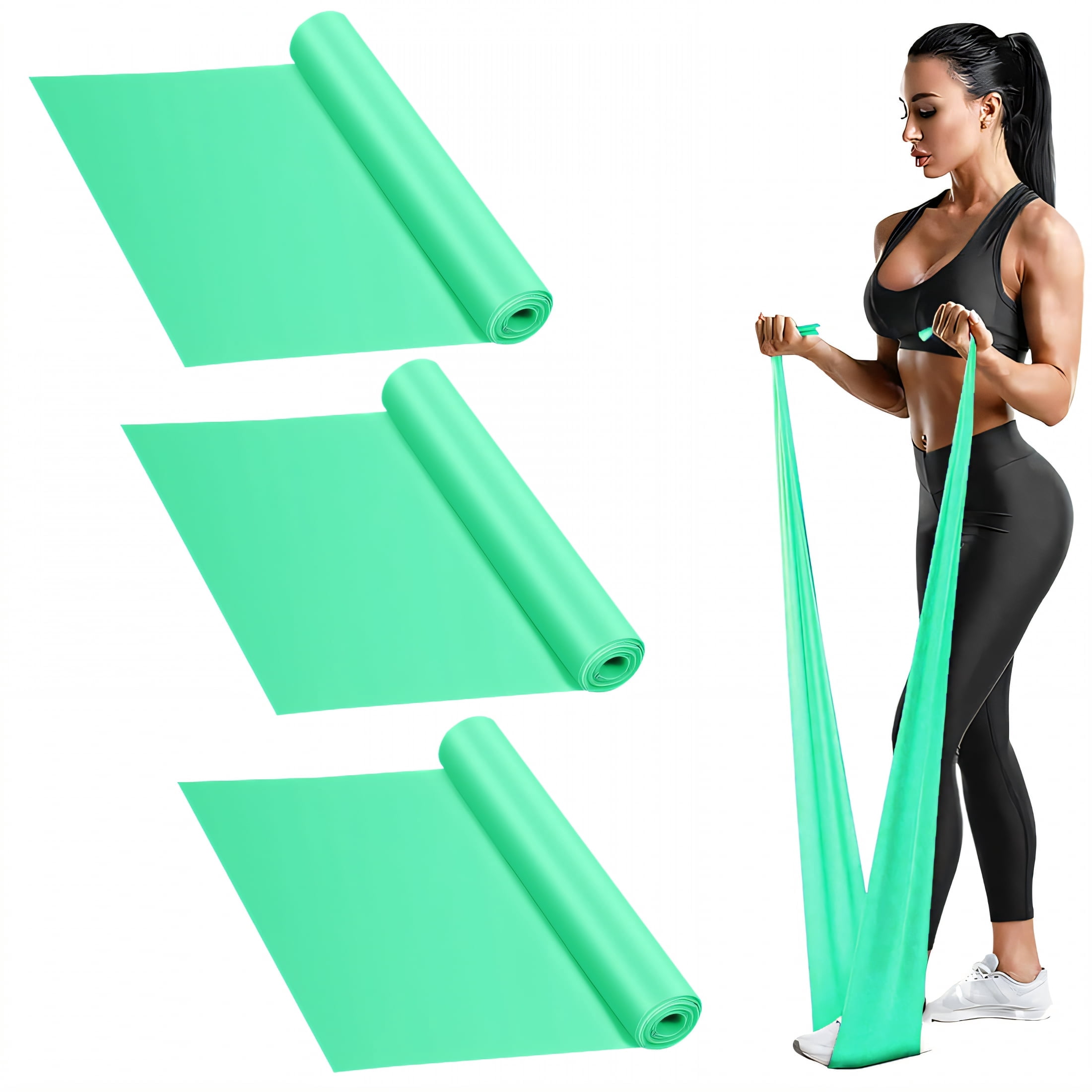 BESTSKY 3Pcs Resistance Bands for Working Out,Full Body Shaping Stretch ...