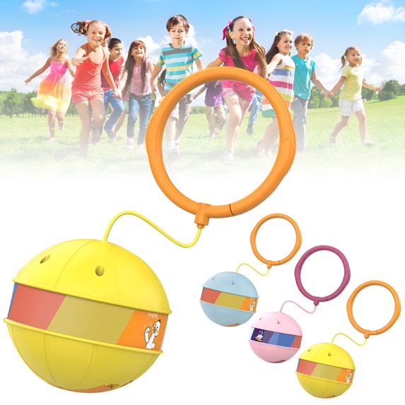 BESTSKY 3Pcs Skip It Ankle Toy - Pink Retro Skipit Toy Hopper Ball ...