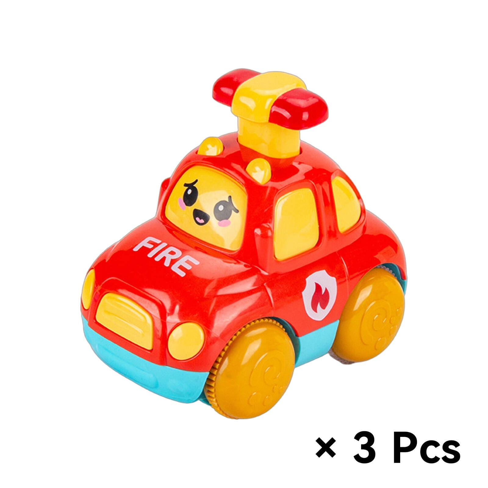 BESTSKY 3Pcs Toddler Cars Inertia Back Design Car Game Various Styles ...