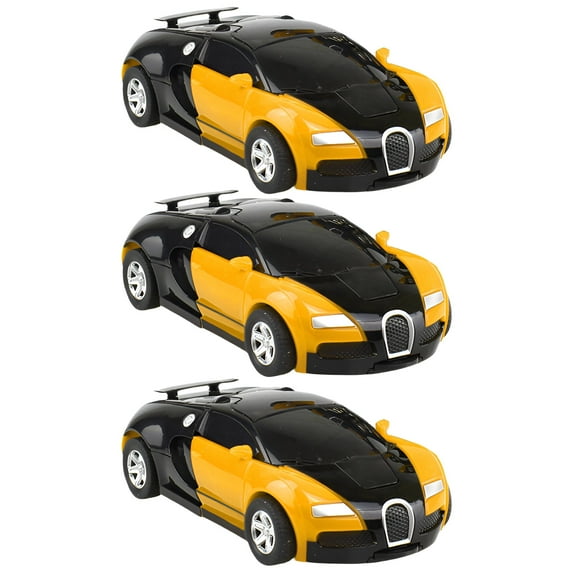 BESTSKY 3Pcs Transform Car Toy,Shape Changing Car Led Car Toys,Durable ...