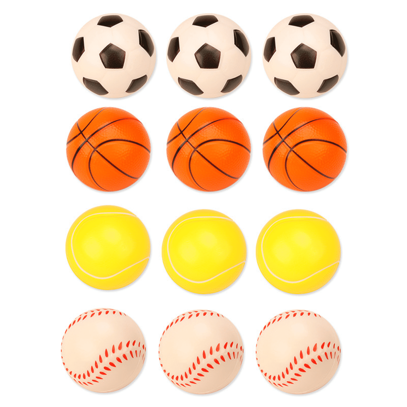 BESTSKY 4 Pcs Balls for Kids,Playful Mini Sports Balls,Active Mini Ball ...
