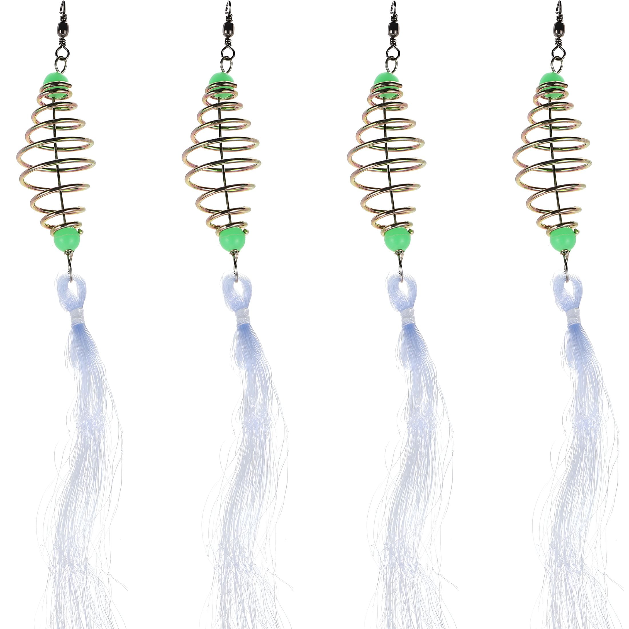 BESTSKY 4 Pcs Saltwater Fishing Cast Net Bait Trap Fish Throw Net ...