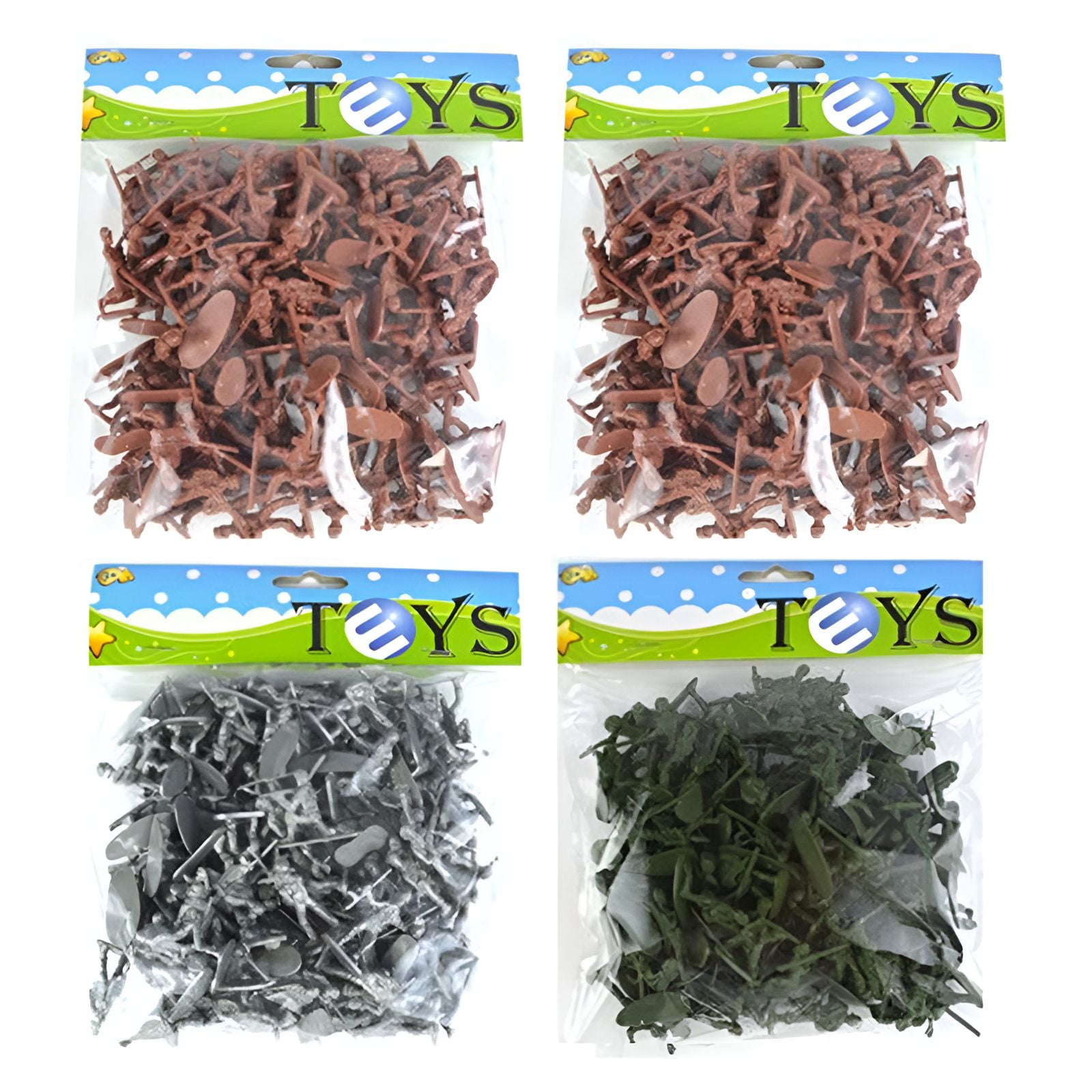 BESTSKY 400Pcs Army Men,Easy Assembly Army Toys,Creative Play Military ...