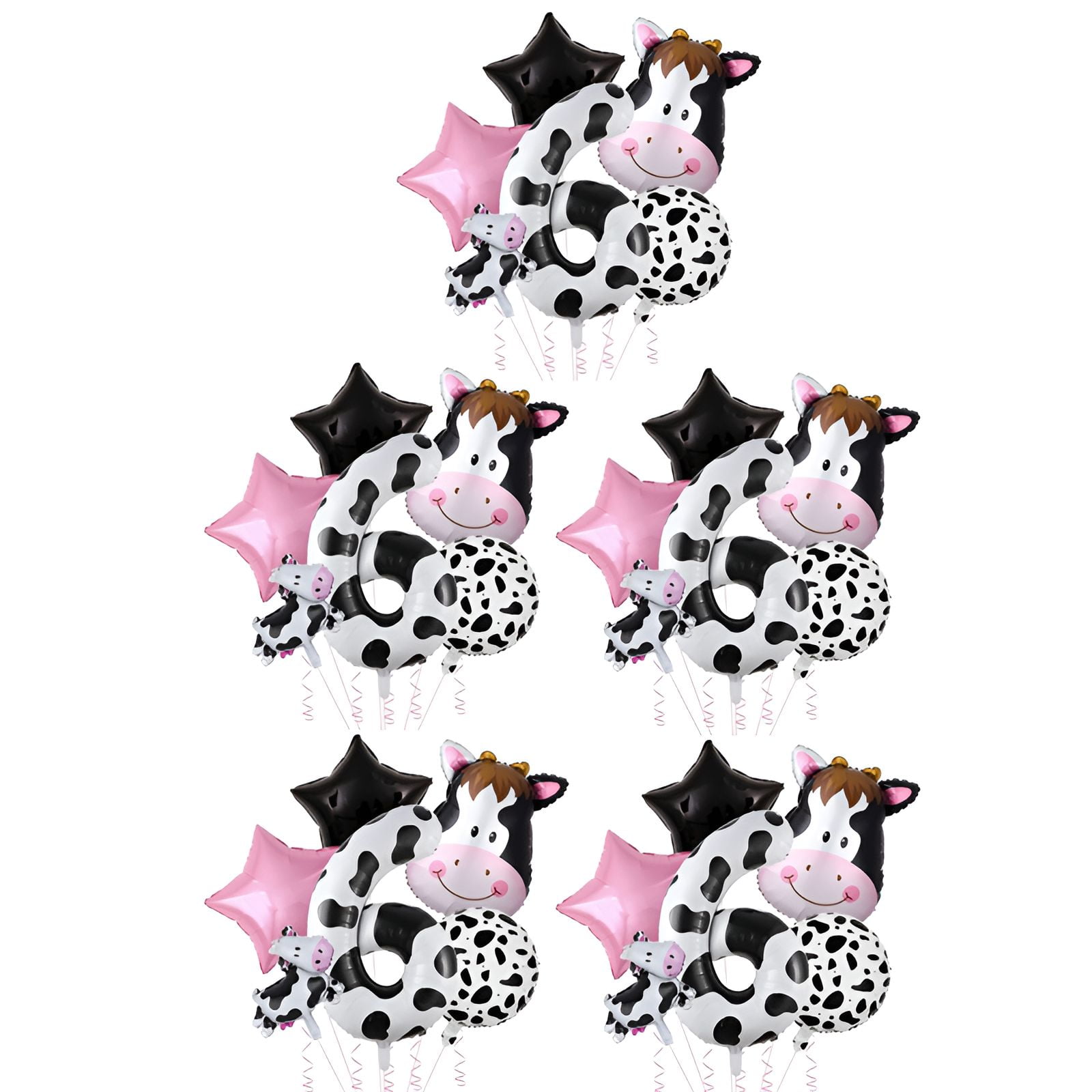 BESTSKY 40Pcs Number Balloons,Animal Balloon Highlight Balloons for ...