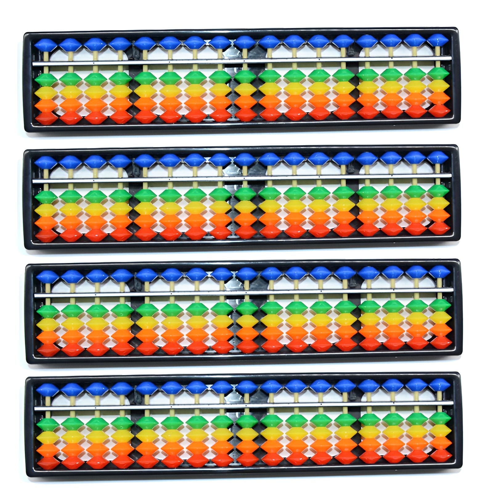 BESTSKY 4Pcs Abacus,Comfortable Hold Plastic Abacus,Helpful Counting ...
