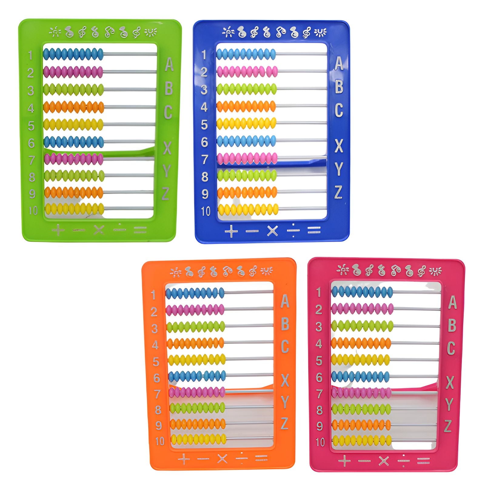 BESTSKY 4Pcs Abacus,10Rows Kids Abacus, 3Rd Grade Math Manipulatives ...