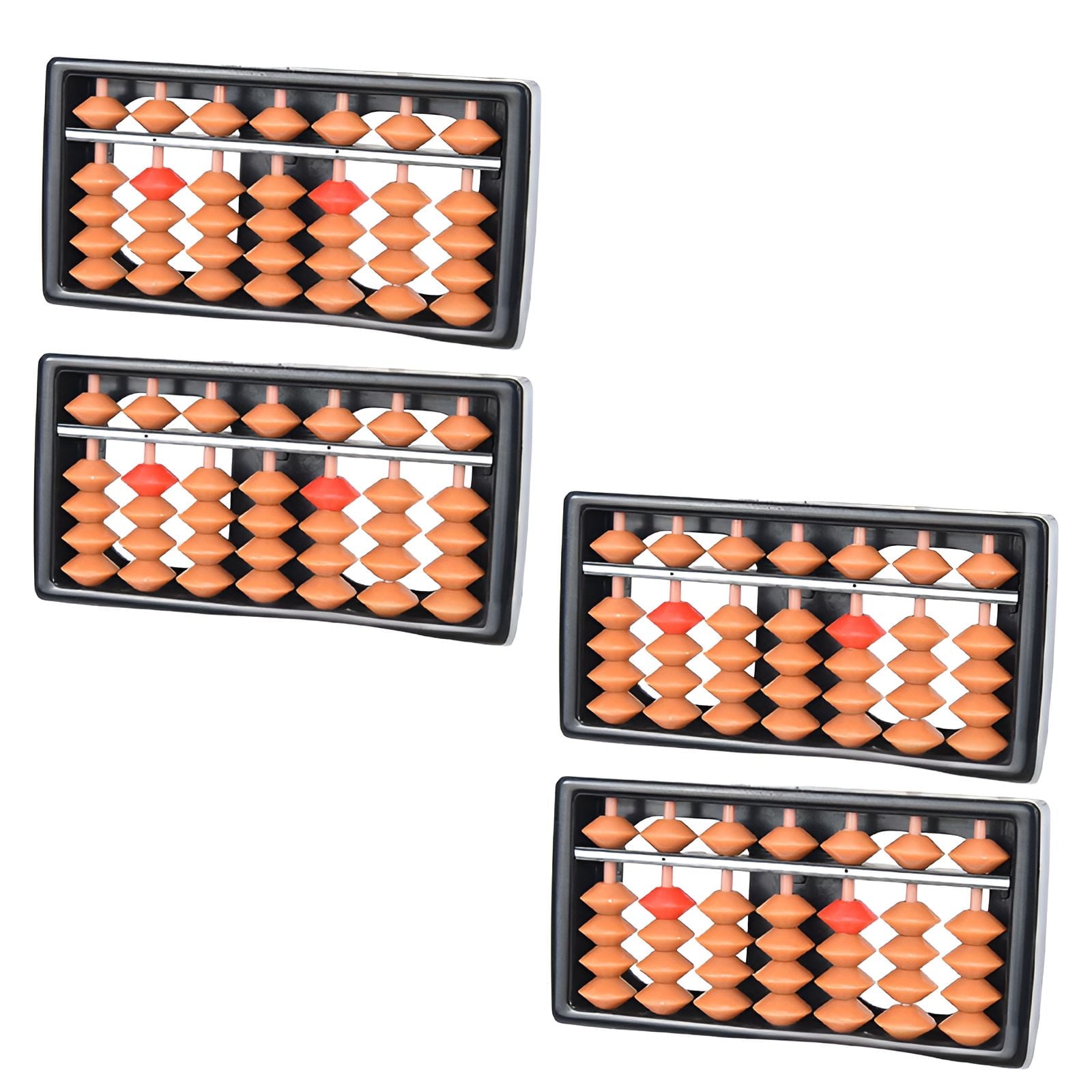 BESTSKY 4Pcs Abacus,7Rows Math Beads for Counting, Math Manipulatives ...