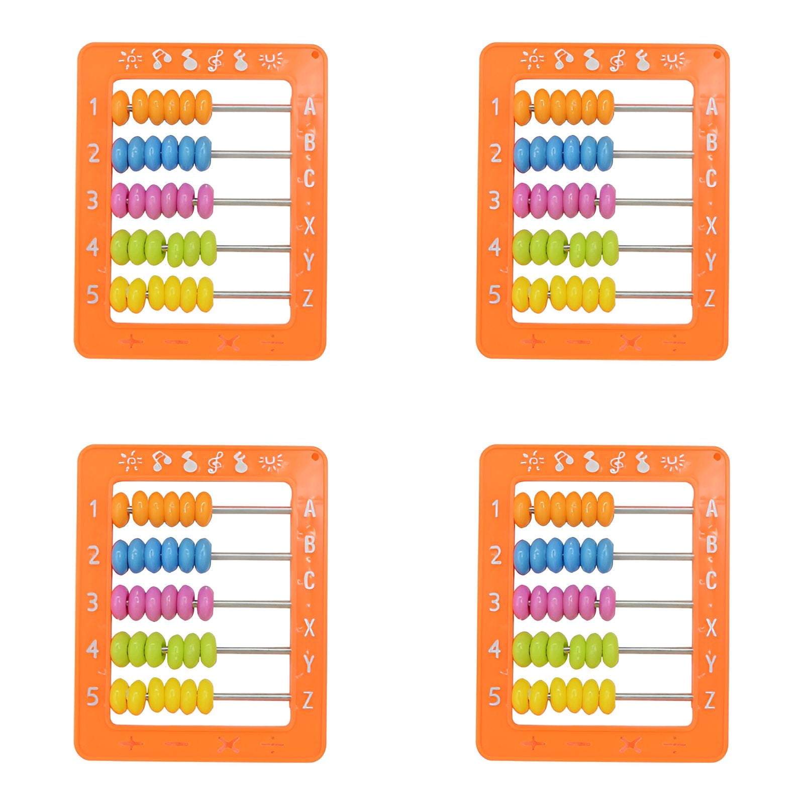 BESTSKY 4Pcs Abacus,Easy-Handle Beads Abacus Count Learning Tools,Glare ...