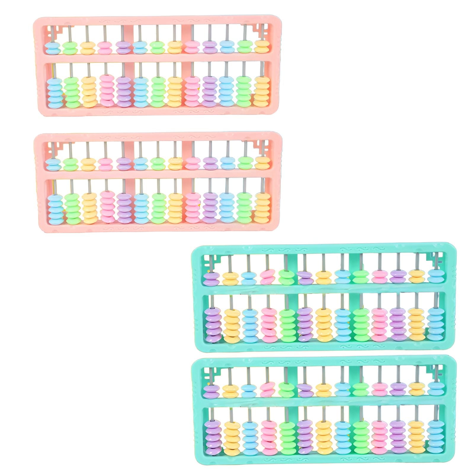 BESTSKY 4Pcs Abacus,13Rows Counting Toys, Math Manipulatives Preschool ...