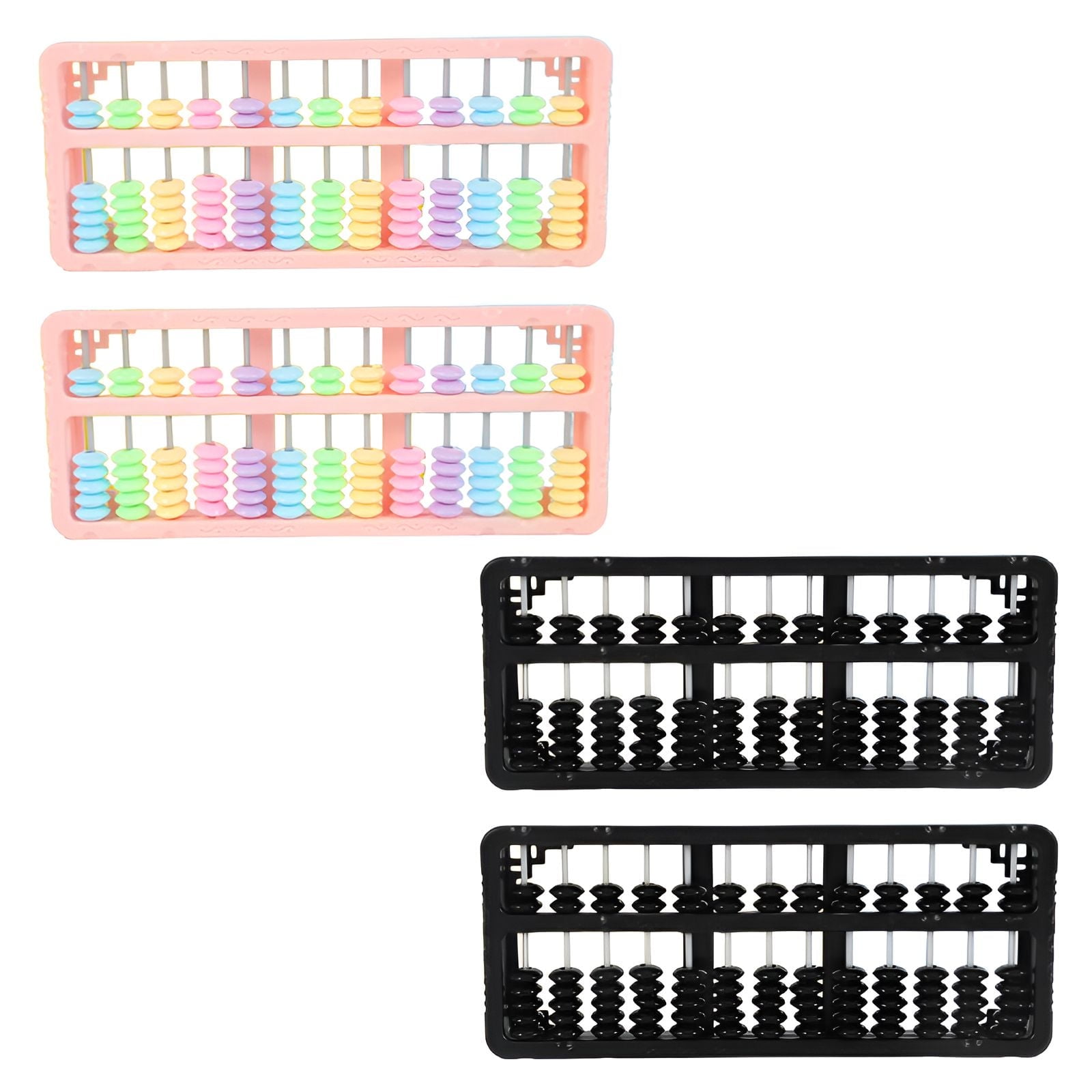 BESTSKY 4Pcs Abacus,13Rows Counters for Kids Math, Math Manipulatives ...