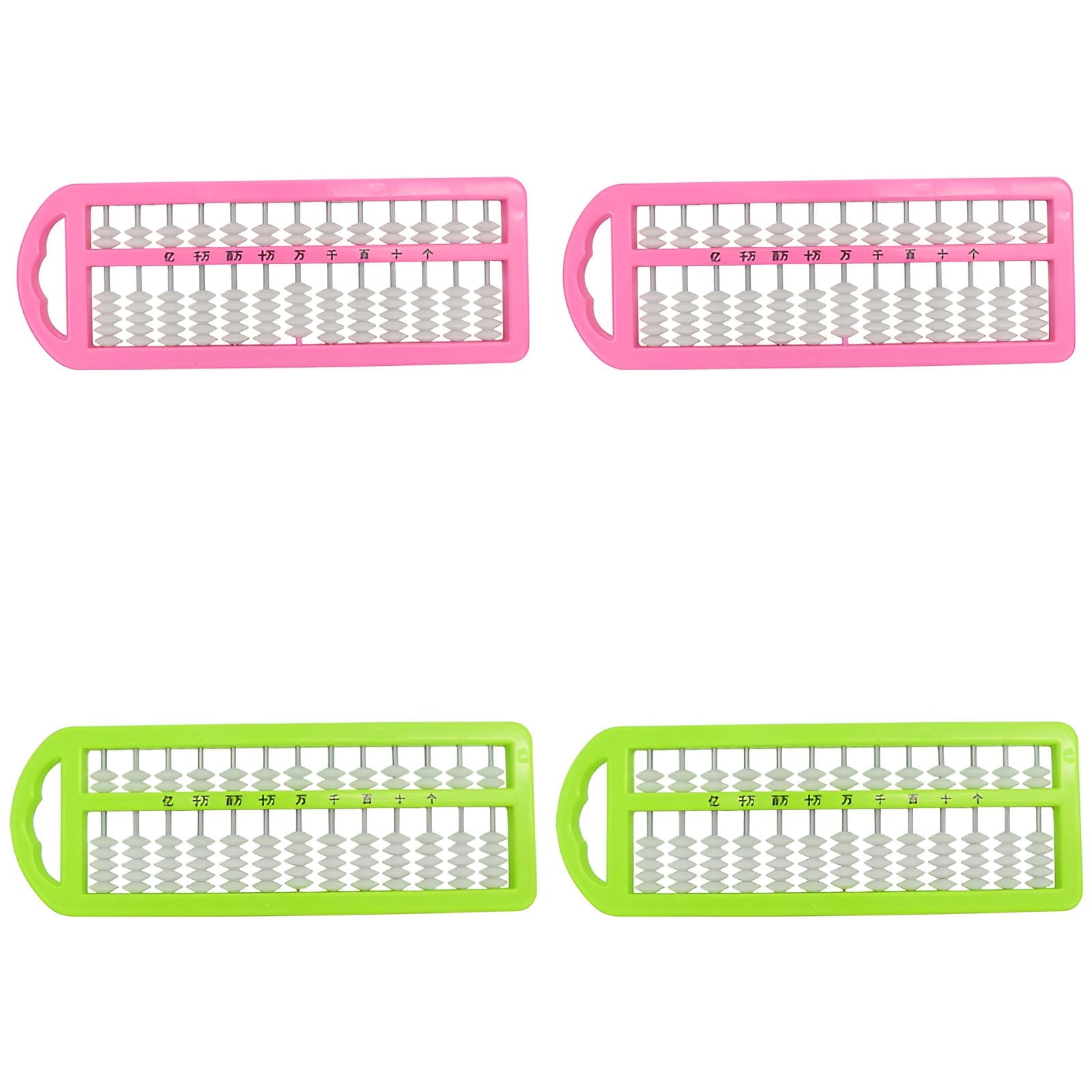 BESTSKY 4Pcs Abacus,Hand-Friendly Build Abacus for Kids Math,Finger ...