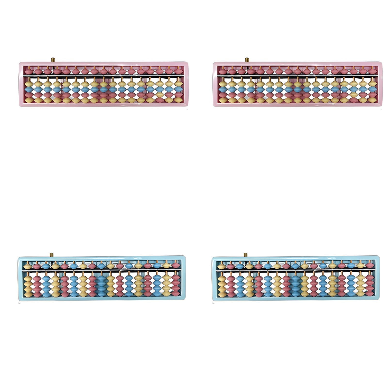 BESTSKY 4Pcs Abacus,Large Size Figures Abacus for Kids Math,Relaxed ...