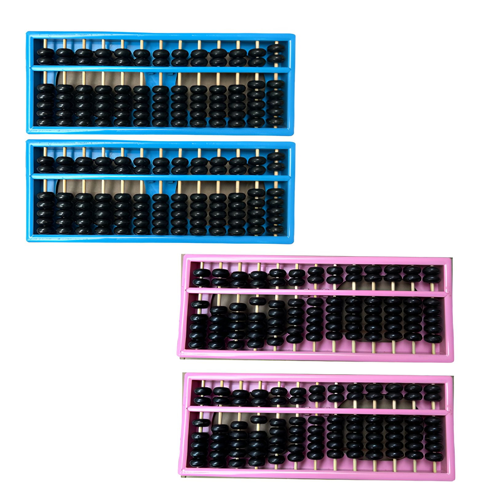 BESTSKY 4Pcs Abacus,13Rows Math Counters Manipulatives, Math ...