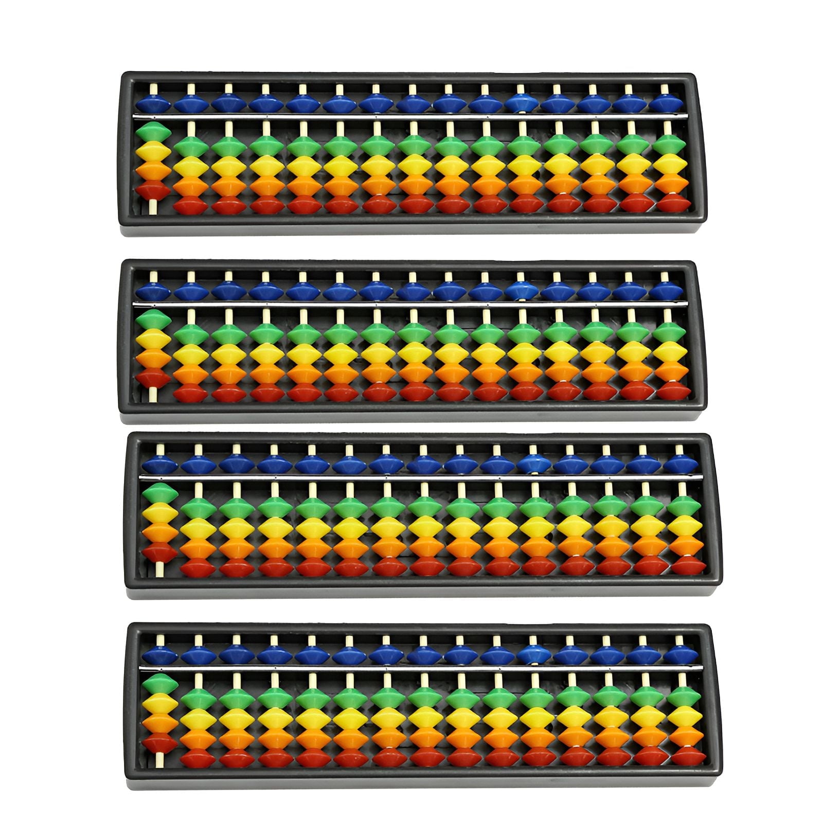 BESTSKY 4Pcs Abacus,Naturally Comfortable Abacus for Kids Math,Counting ...