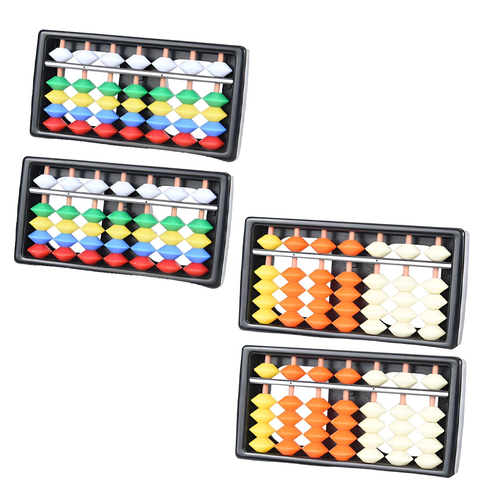 BESTSKY 4Pcs Abacus,7Rows Counters for Kids Math, Math for Toddlers 3-5 ...