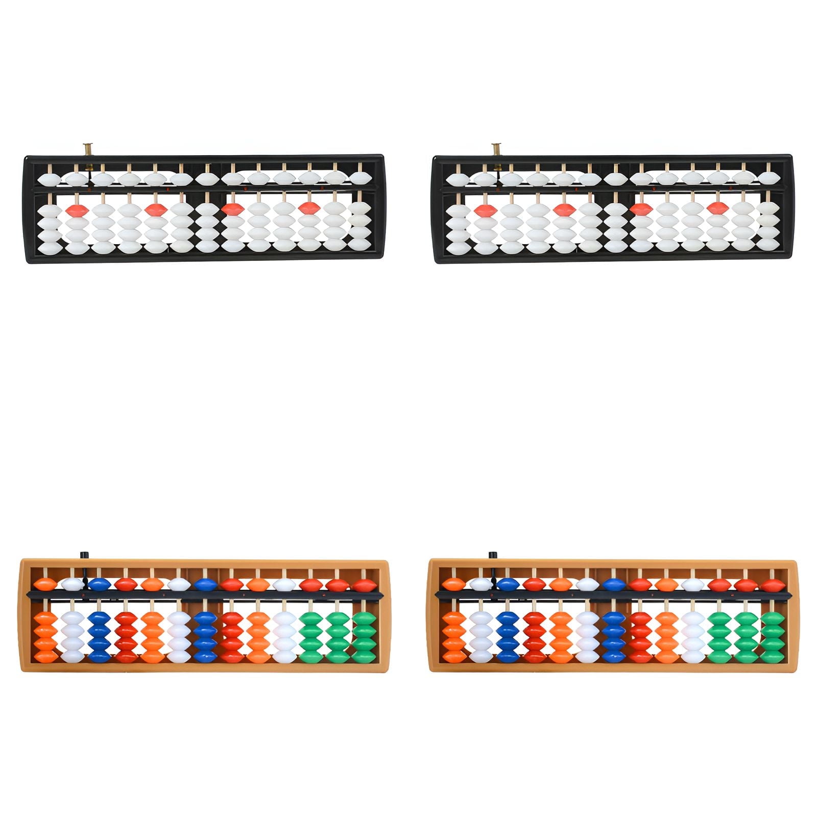 BESTSKY 4Pcs Abacus,Novel Sweeping Device Plastic Abacus,Ultra-Slick ...