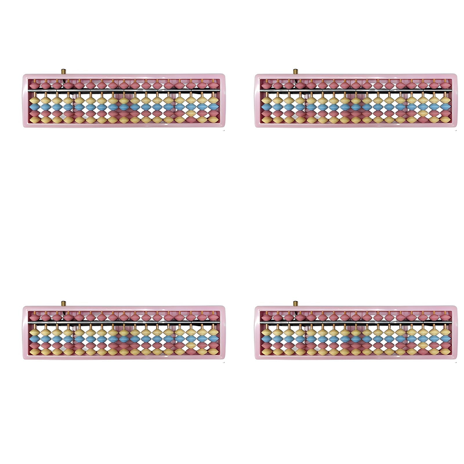 BESTSKY 4Pcs Abacus,17Rows Abacus Set, Math Learning Tools for Kids 6-8 ...