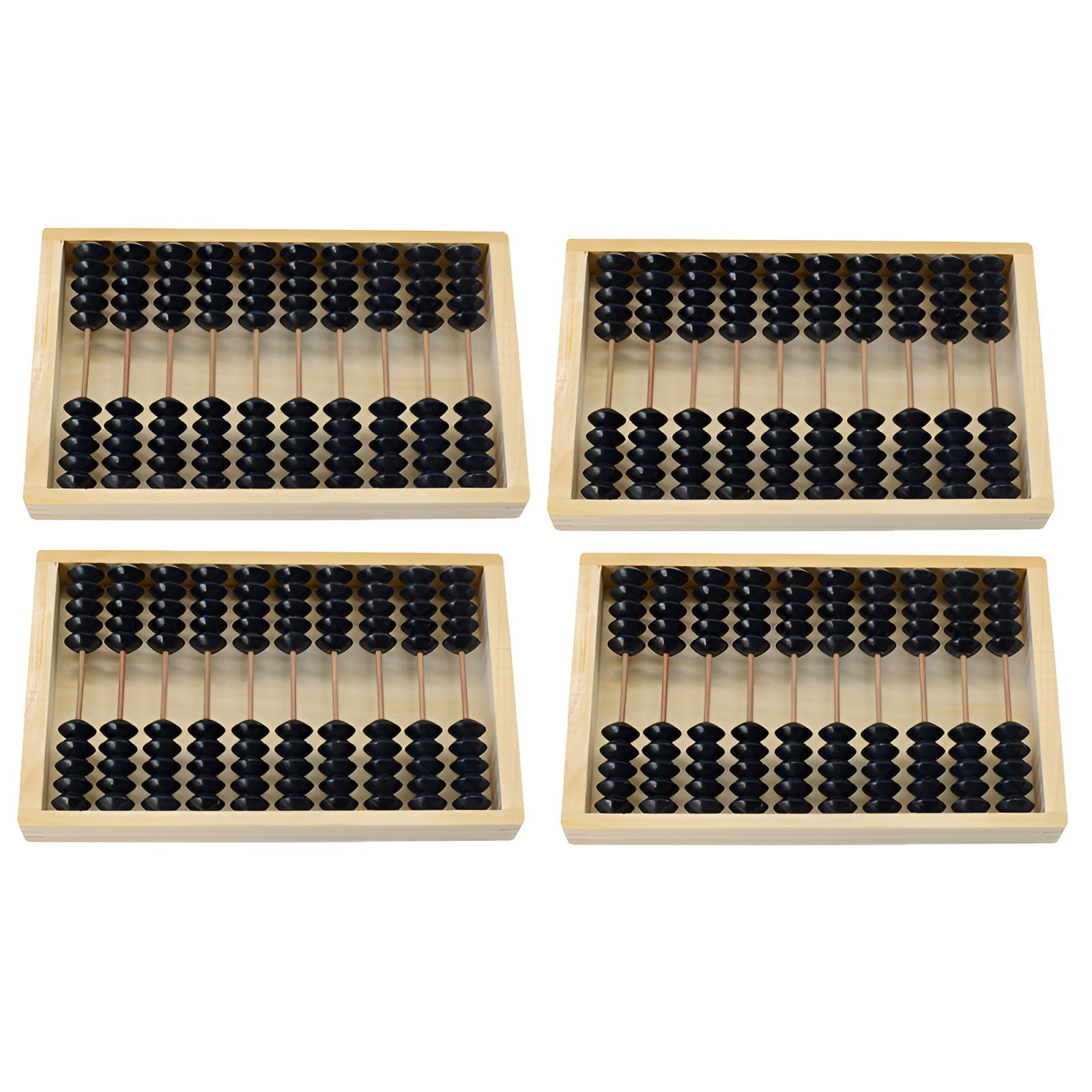 BESTSKY 4Pcs Abacus,Pleasant Touch Educational Toys for 4 Year Old,Child-Friendly Locators ...