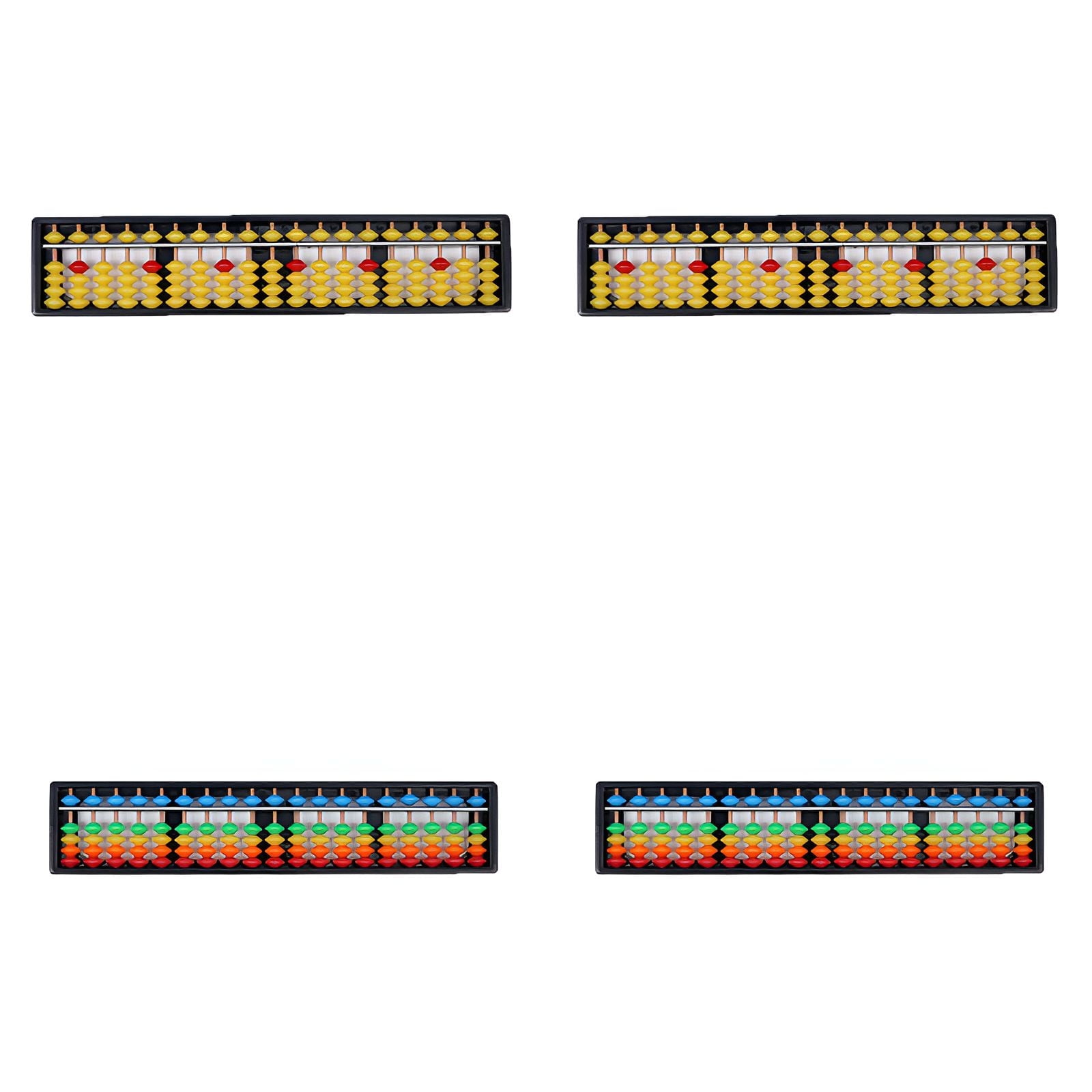 BESTSKY 4Pcs Abacus,Premium Thick Rods Abacus for Kids Math ...