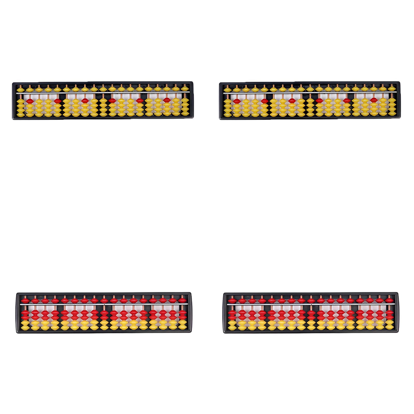 BESTSKY 4Pcs Abacus,Reinforced Counting Bars Abacus for Kids Math ...