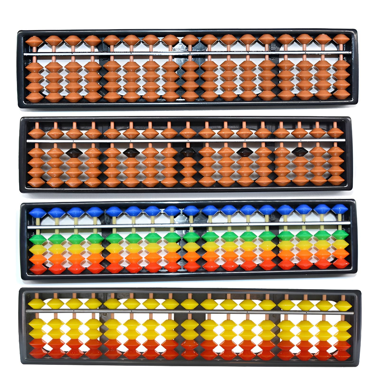 BESTSKY 4Pcs Abacus,Simple Reference Markers Plastic Abacus,Comfort ...