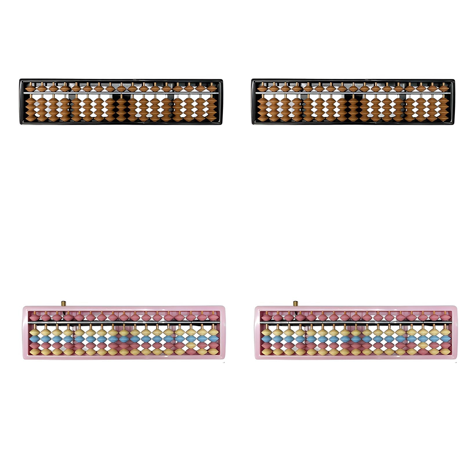 BESTSKY 4Pcs Abacus,17Rows Finger Counting Math Toy, Math Learning Toys ...