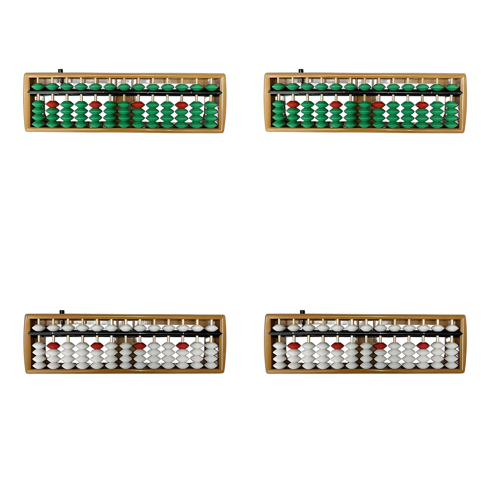 BESTSKY 4Pcs Abacus,Smudge-Proof Digits Abacus for Kids Math,Smooth ...