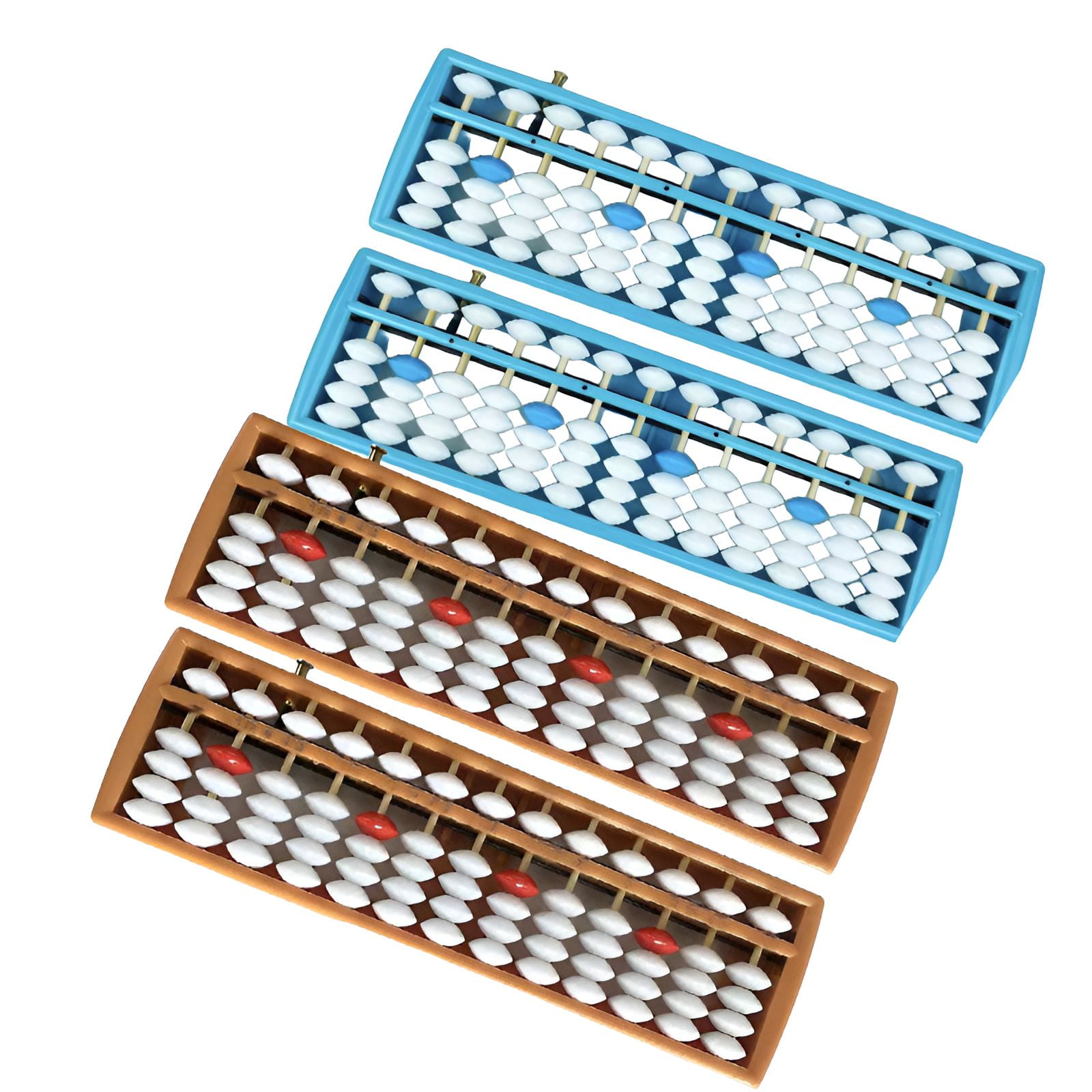 BESTSKY 4Pcs Abacus,Strain-Reducing Form Abacus for Kids Math,Clear ...