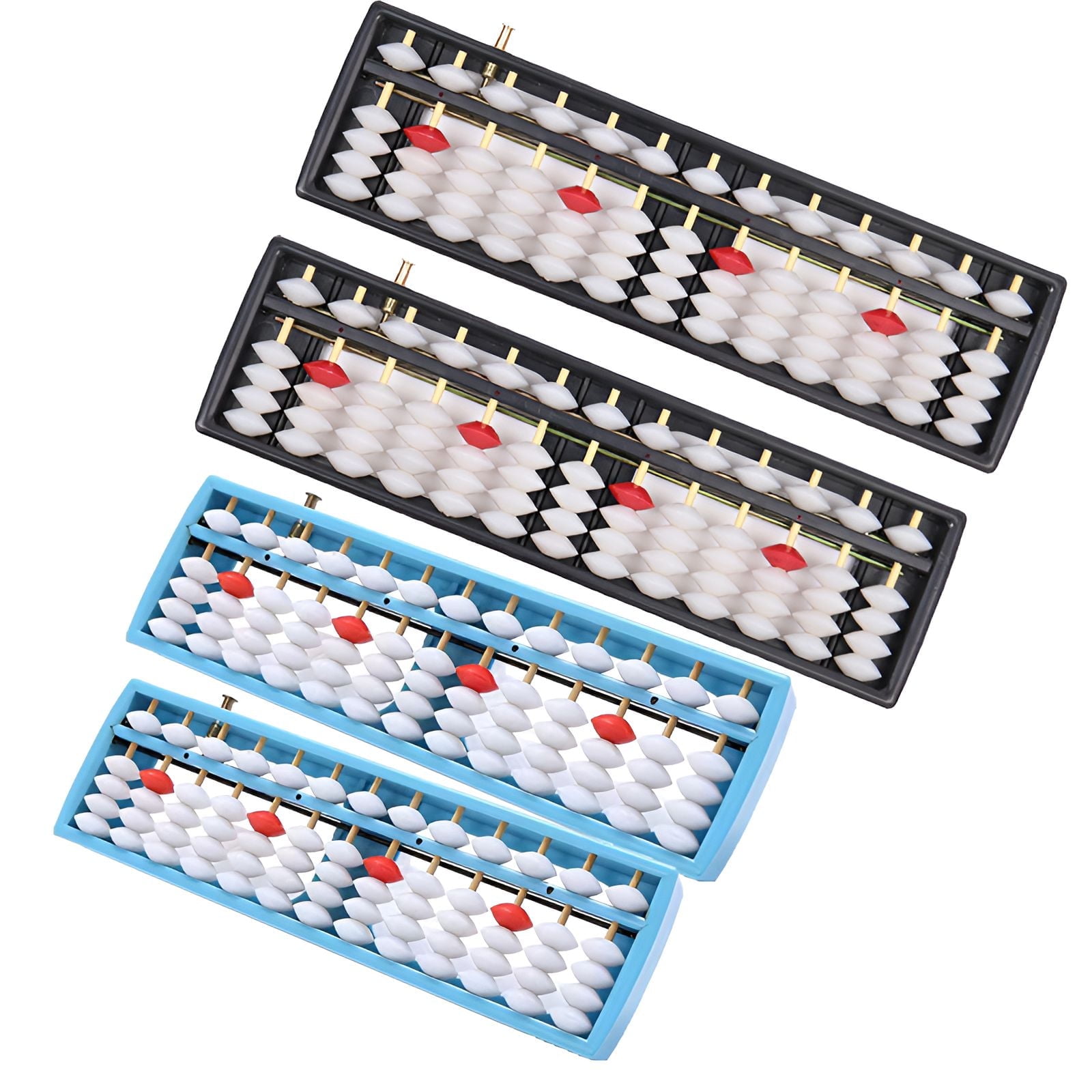 BESTSKY 4Pcs Abacus,13Rows Math Toys, 3Rd Grade Math Manipulatives ...