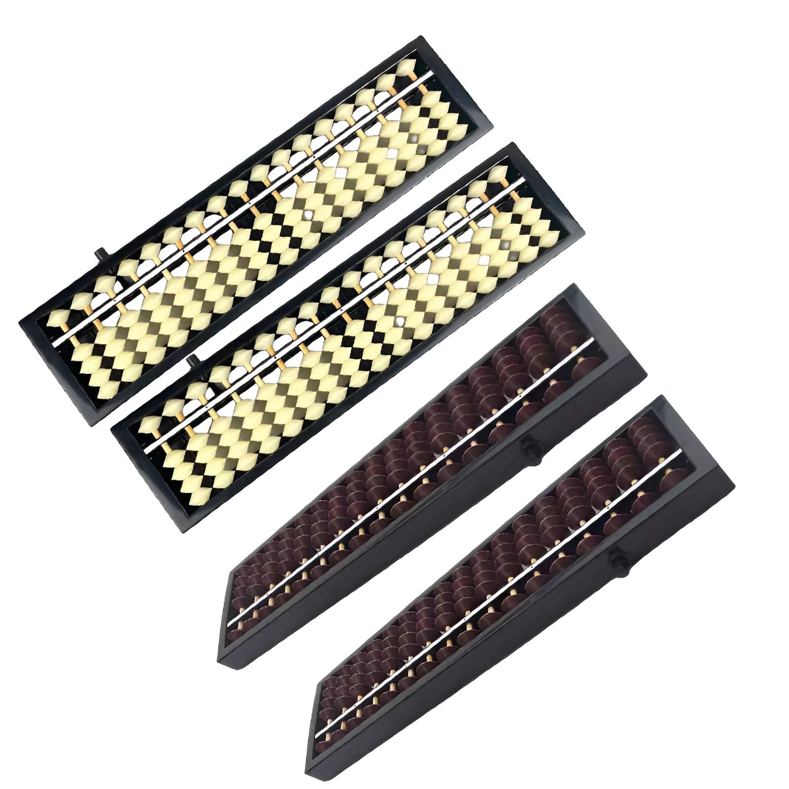 BESTSKY 4Pcs Abacus,Stress-Less Sliding Abacus for Kids Math,Plain ...