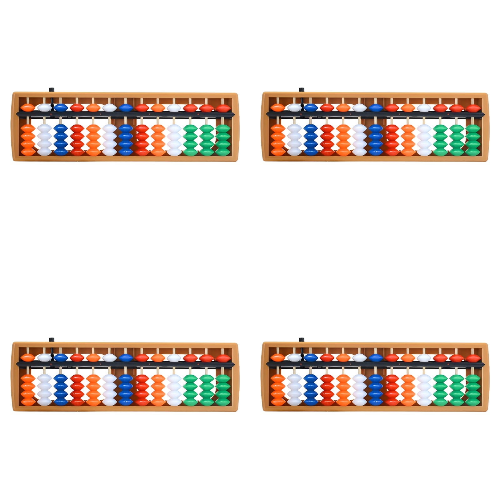 BESTSKY 4Pcs Abacus,Unique Organizing Instrument Plastic Abacus,Ultra ...