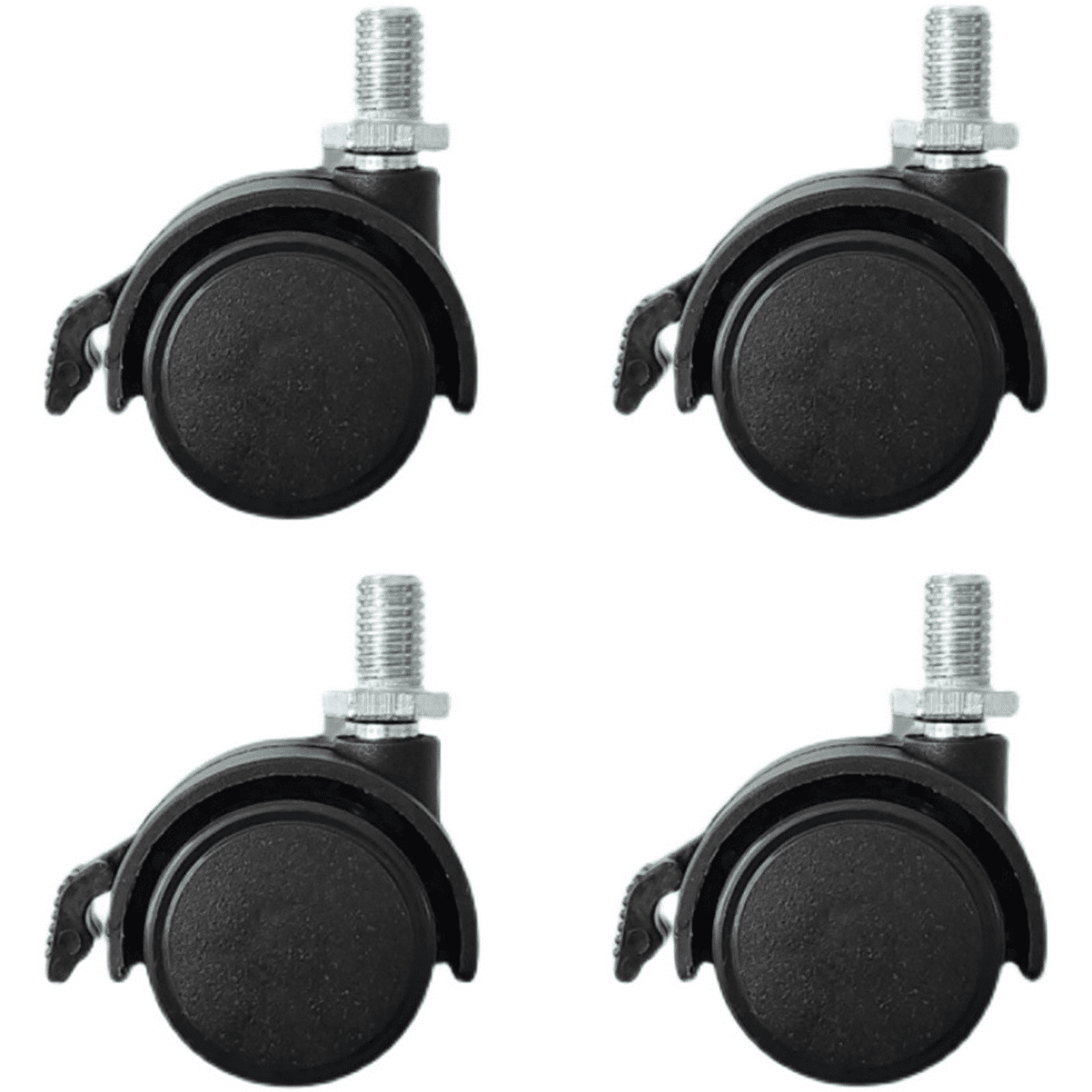 BESTSKY 4Pcs Caster Wheels Silent Caster Wheel Design Chair Wheels ...