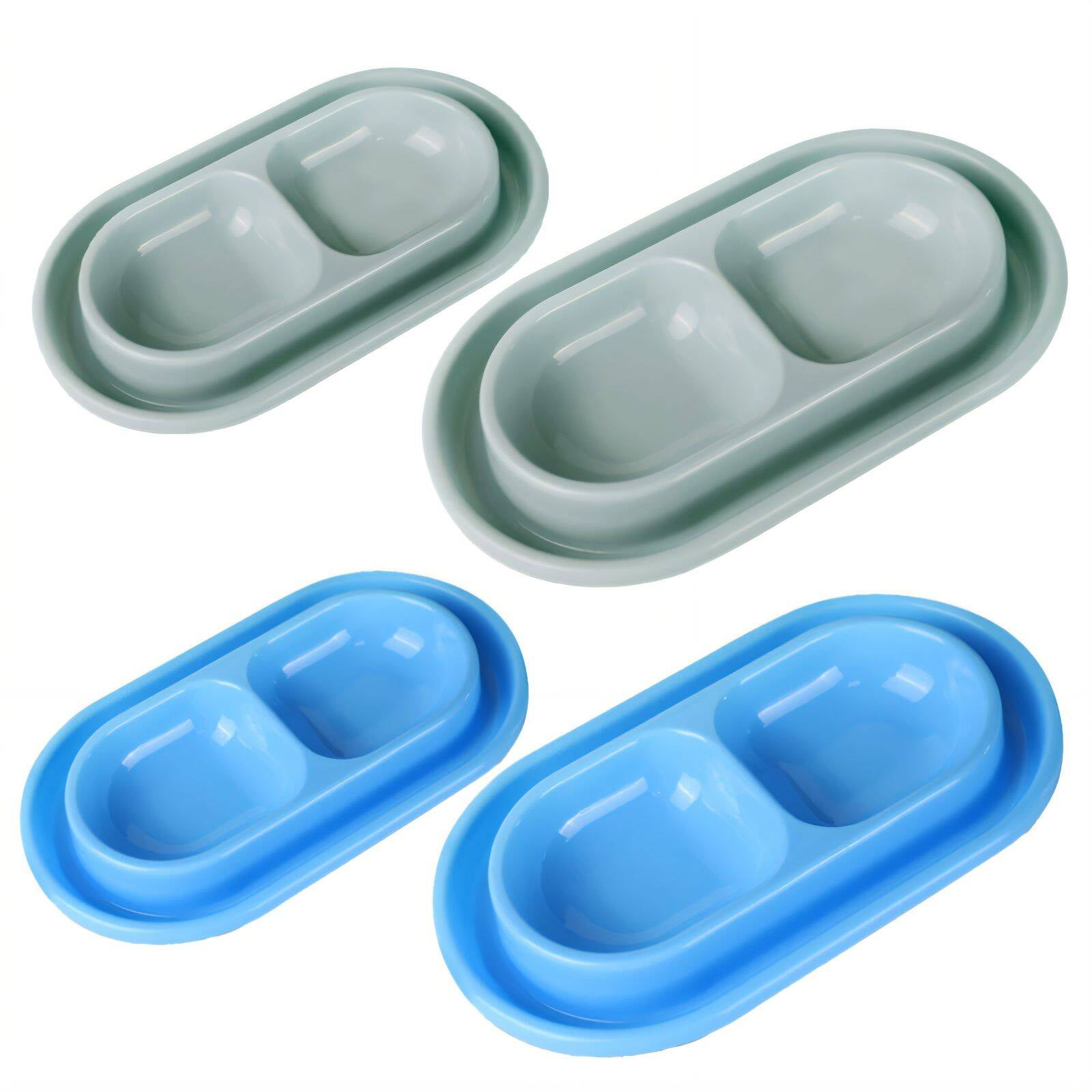 BESTSKY 4Pcs Cat Food Bowl,Suitable for Stray Cats Cat Bowls,Durable ...