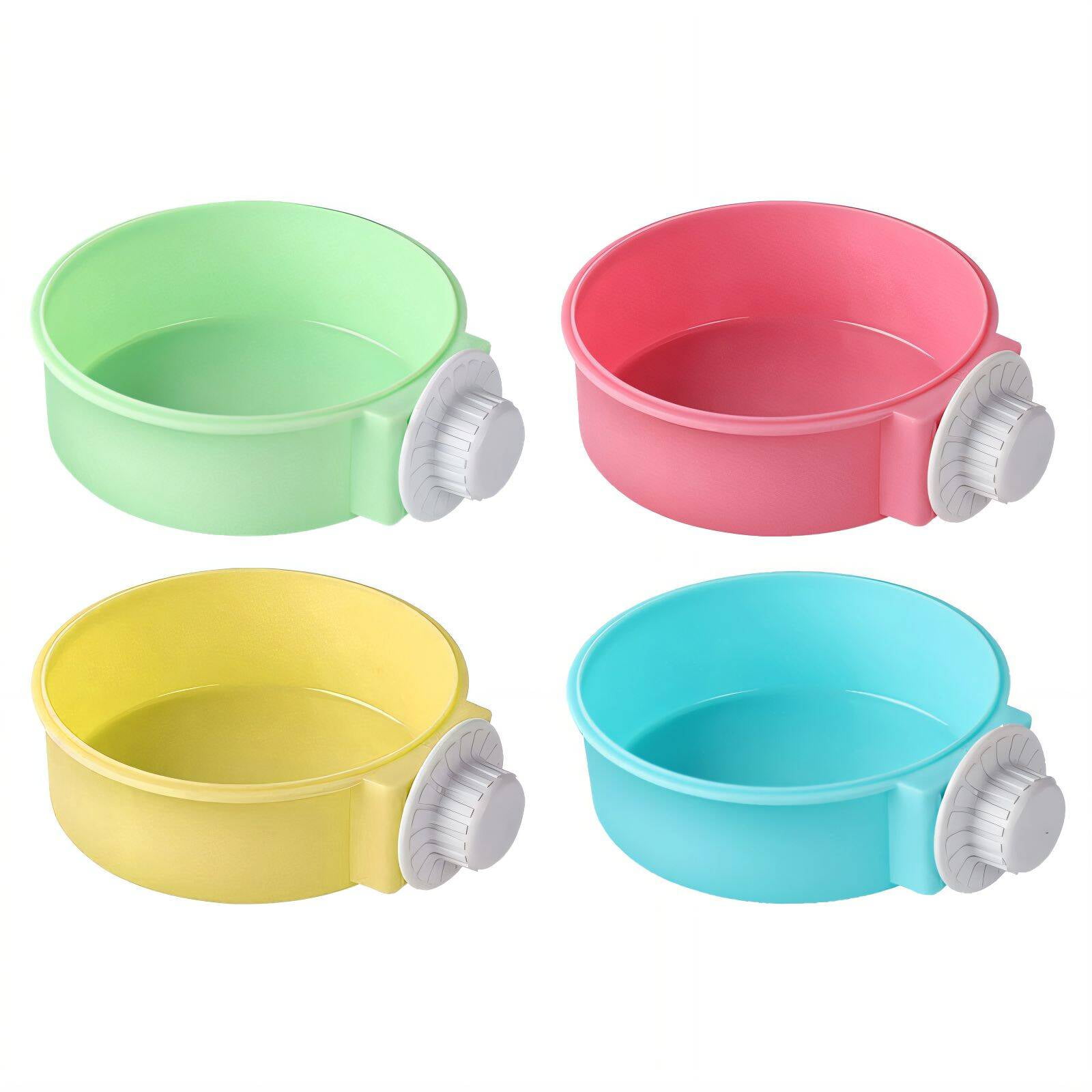 BESTSKY 4Pcs Cat Food Bowl,Suitable for Various Pets Cat Bowls,Anti ...