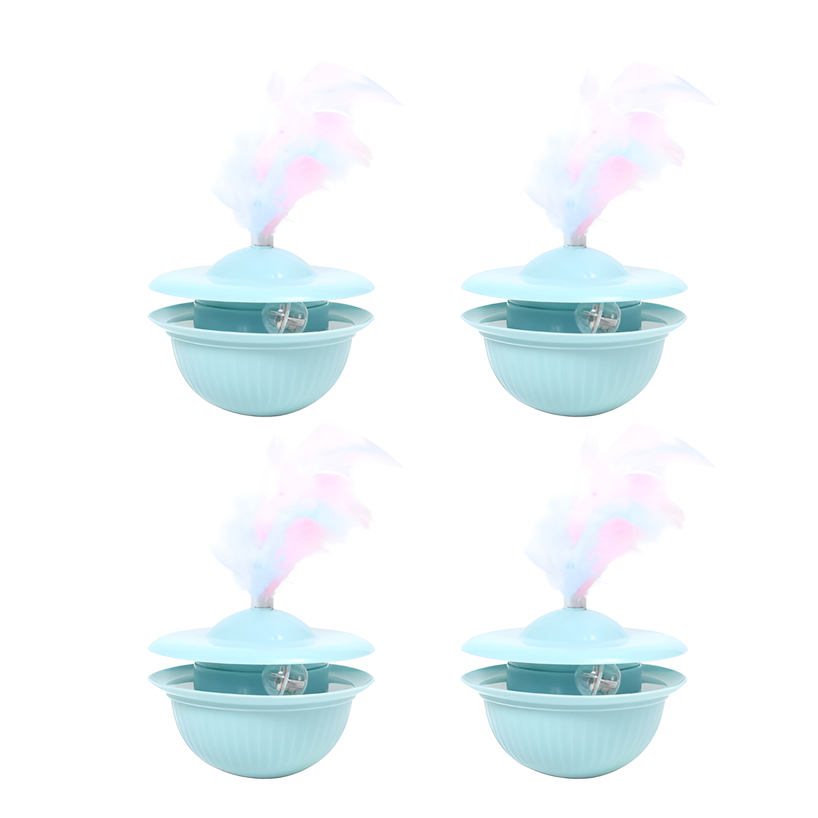 BESTSKY 4Pcs Cat Toys Interactive,Automatic Glimmering Flash Cat ...