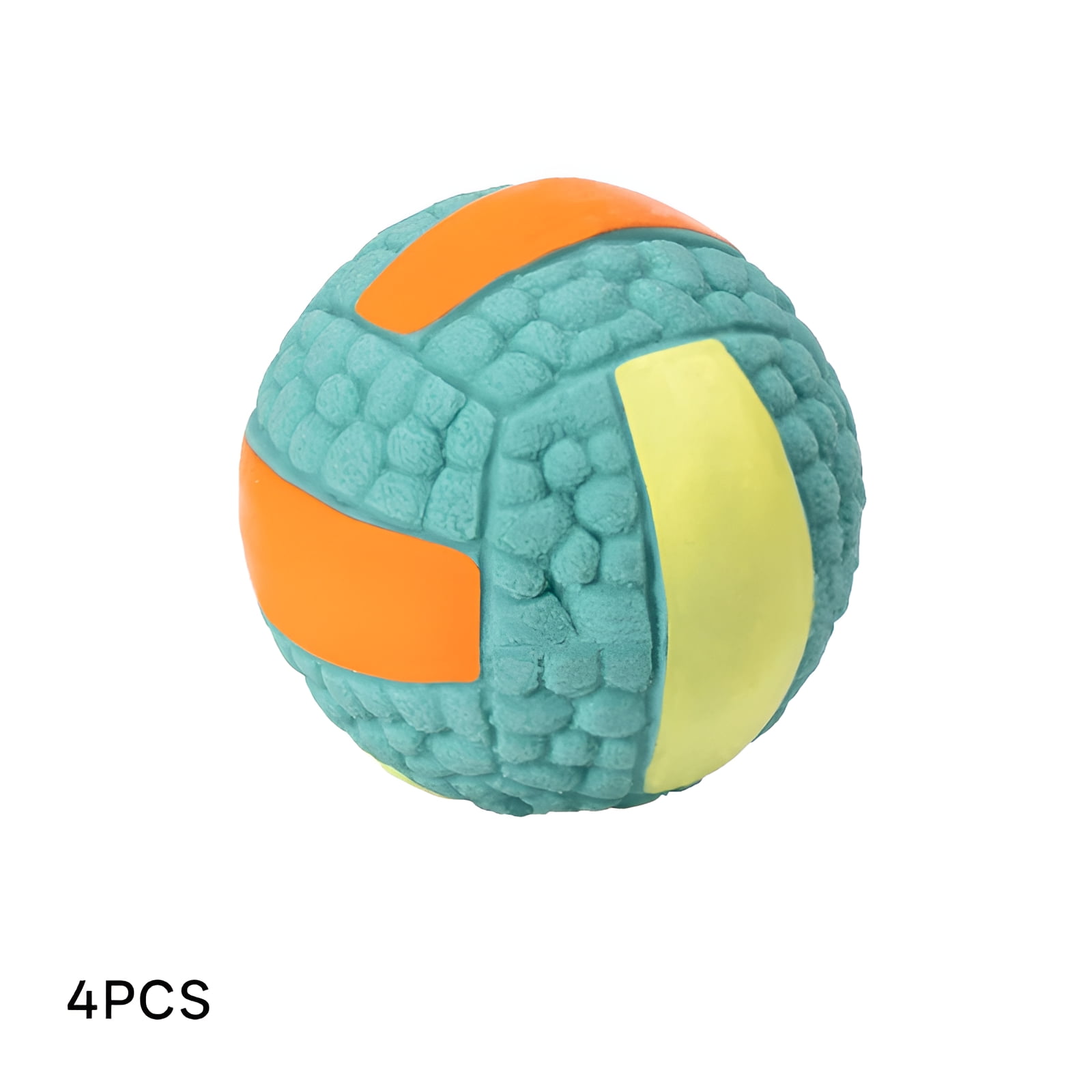 BESTSKY 4Pcs Dog Chew Toys,Mucosa-Safe Nibble Technology Dog Balls for ...