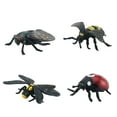 BESTSKY 4Pcs Fake Bugs,Safe Pvc Material Simulated Insects Halloween ...