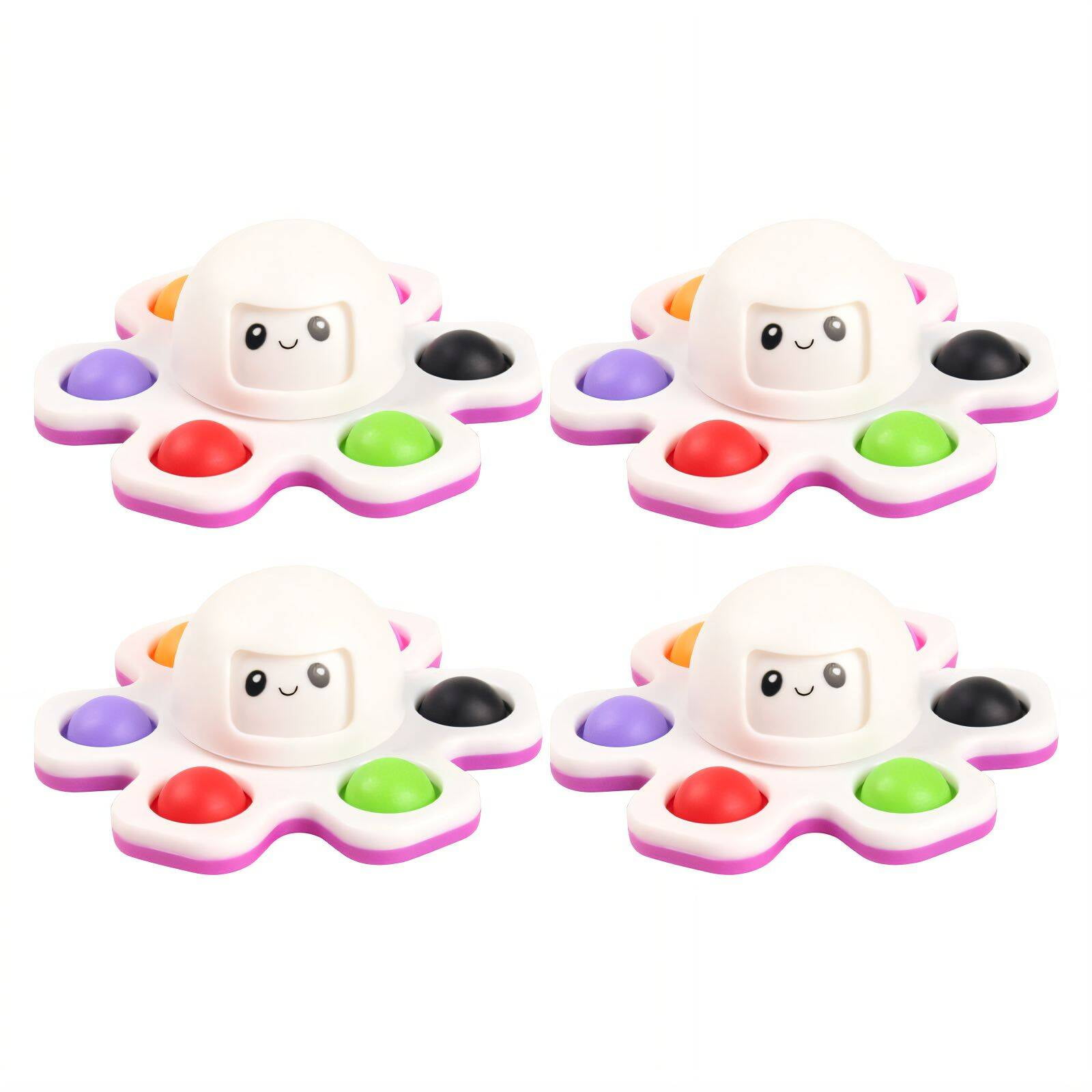 BESTSKY 4Pcs Fidget Spinners,Extreme Spinning Design Fidget Toy,Classic ...