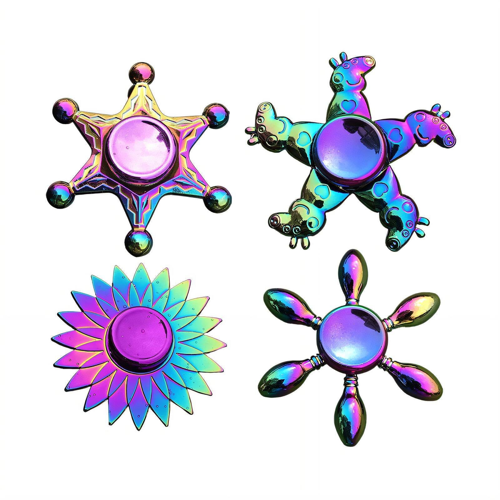 BESTSKY 4Pcs Fidget Toys Adults,Colorful Fidget Toys for Kids,Fidget ...