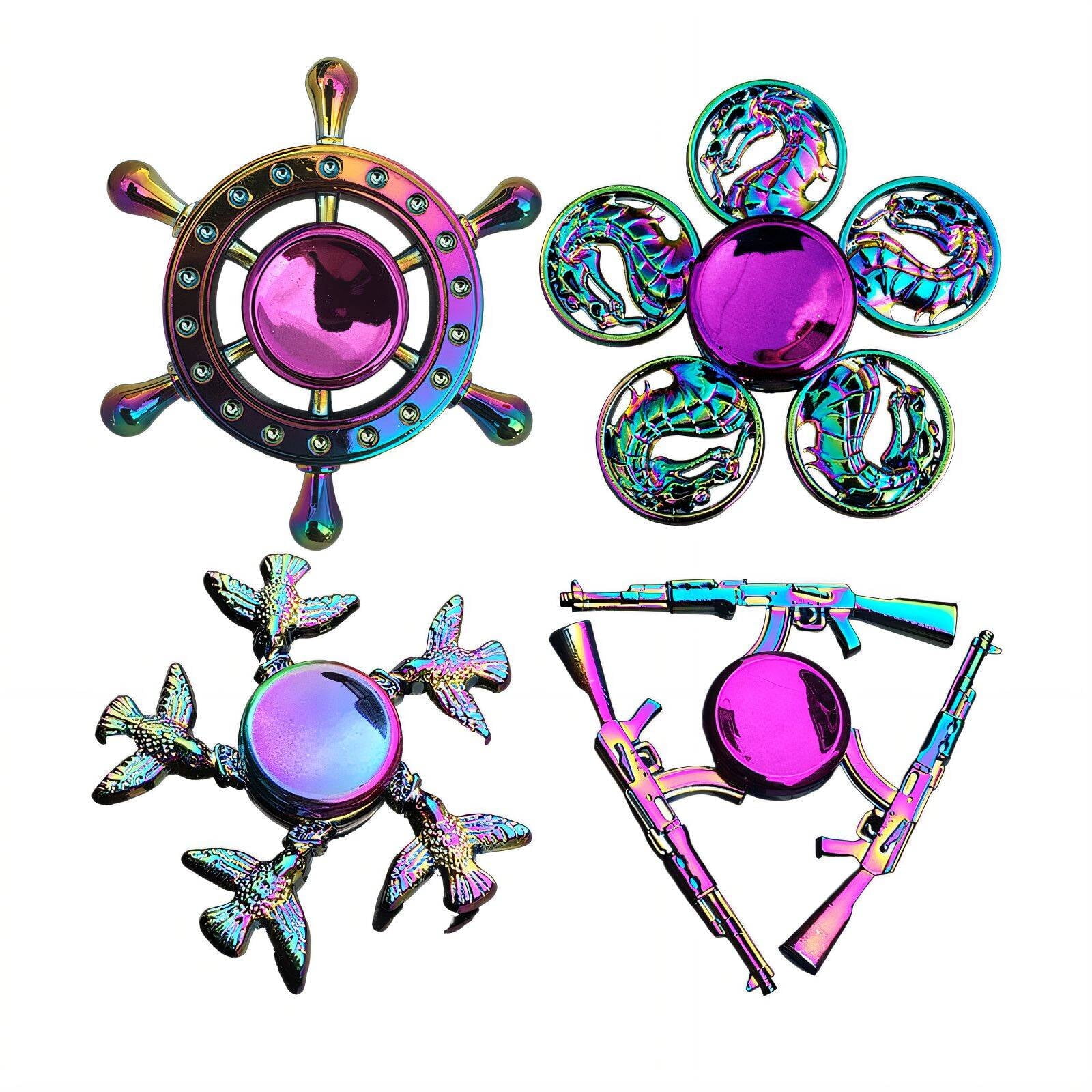 BESTSKY 4Pcs Fidget Toys Adults,Colorful Fidget Toys for Kids 8-12 ...