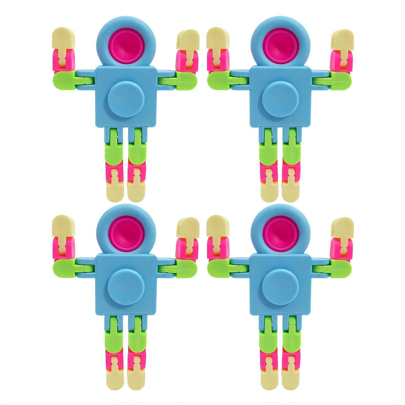 BESTSKY 4Pcs Fidget Toys,Astronaut Chain Quiet Fidget Toys,Fidgets for ...