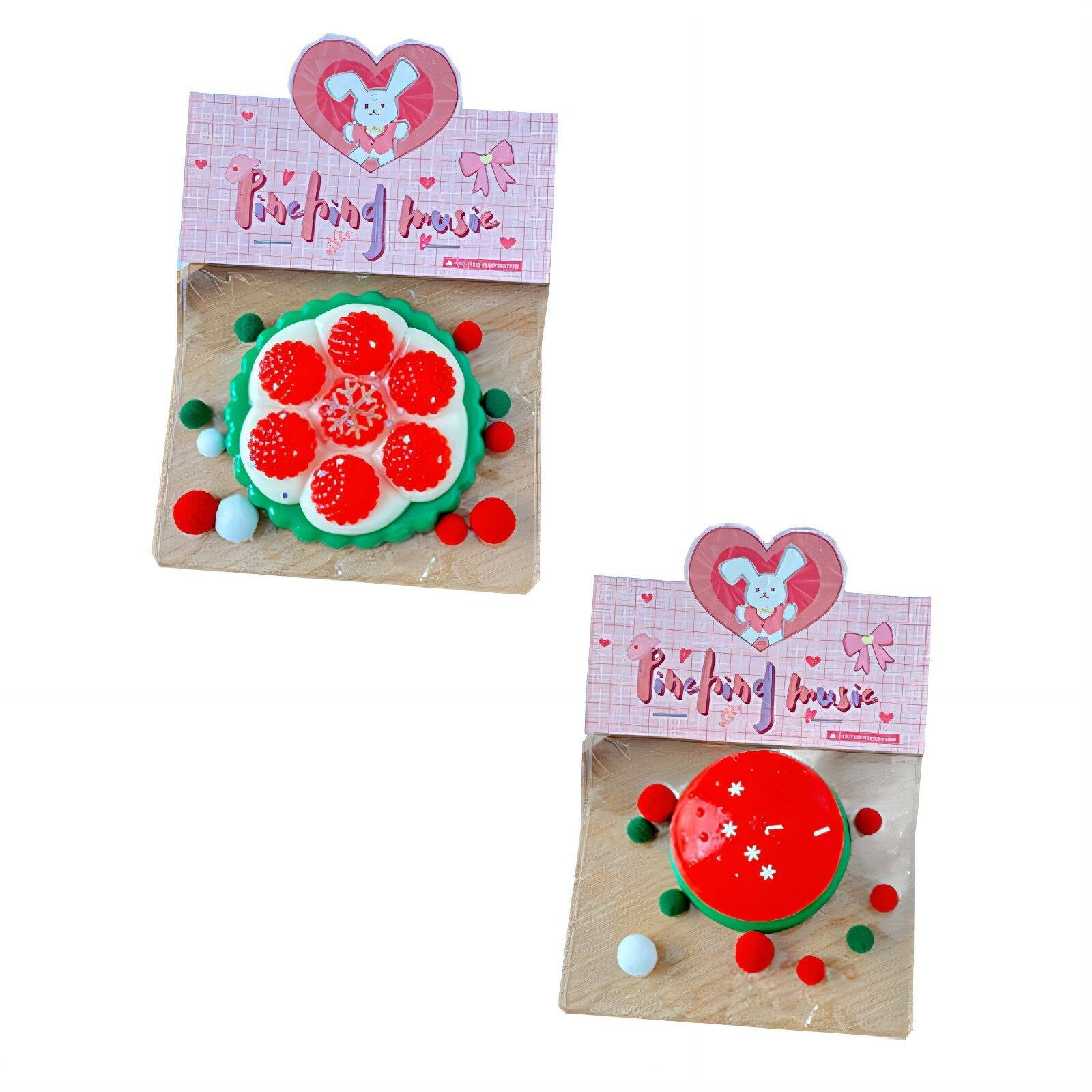 BESTSKY 4Pcs Squishy Toys,Christmas Tree Berry Baby Shower Prizes ...